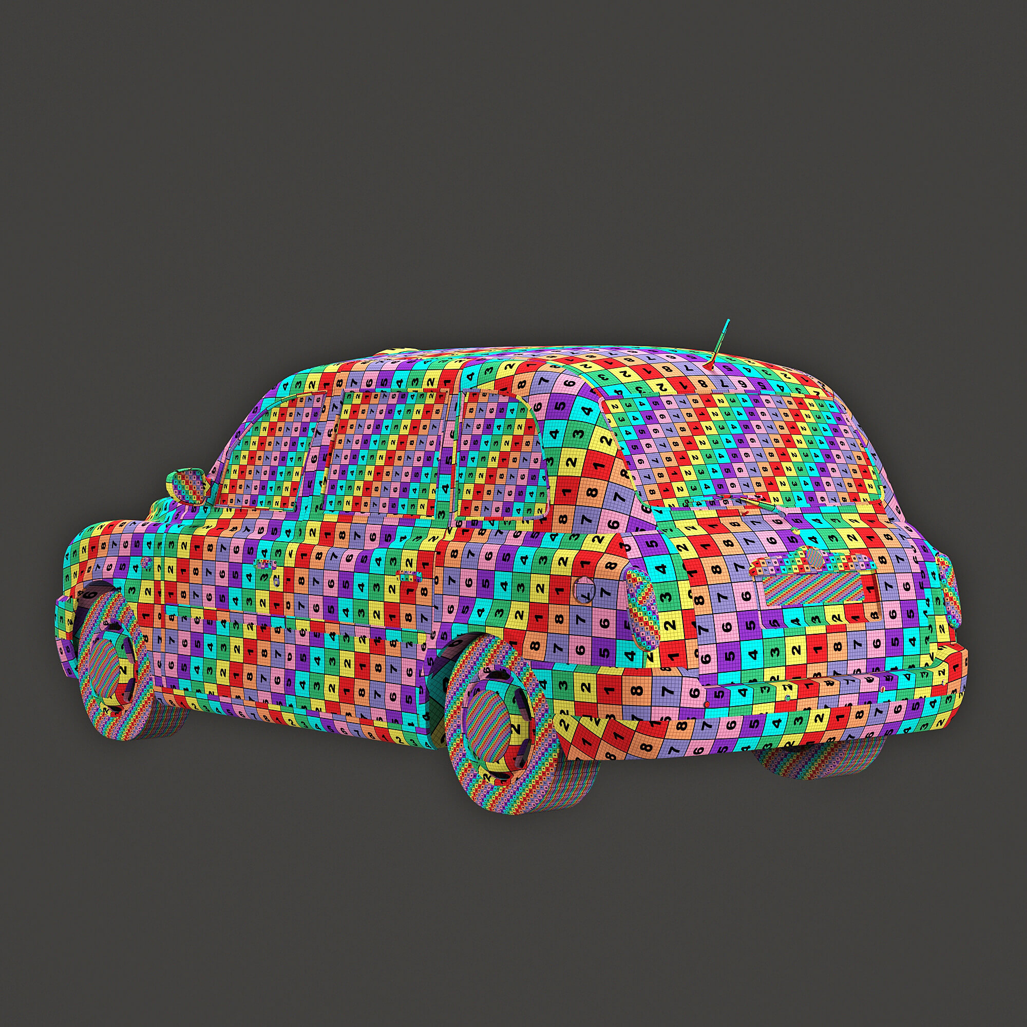 London Taxi Hackney Carriage TX4 - 3D Model by sta_84