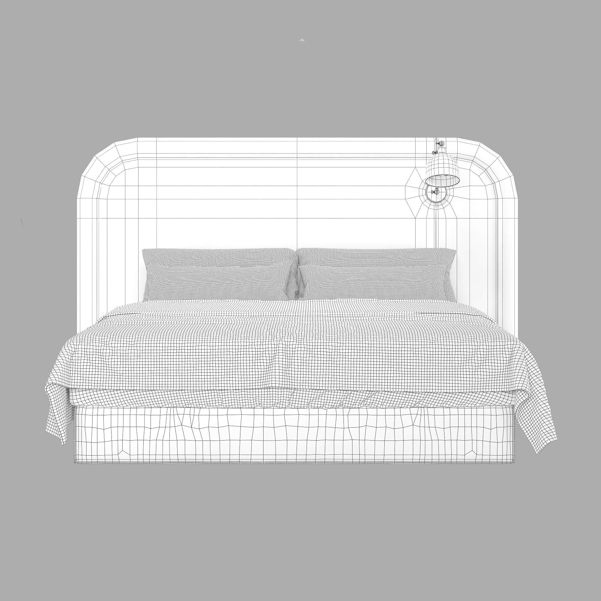 Modern Bed 002 - 3D Model by sta_84