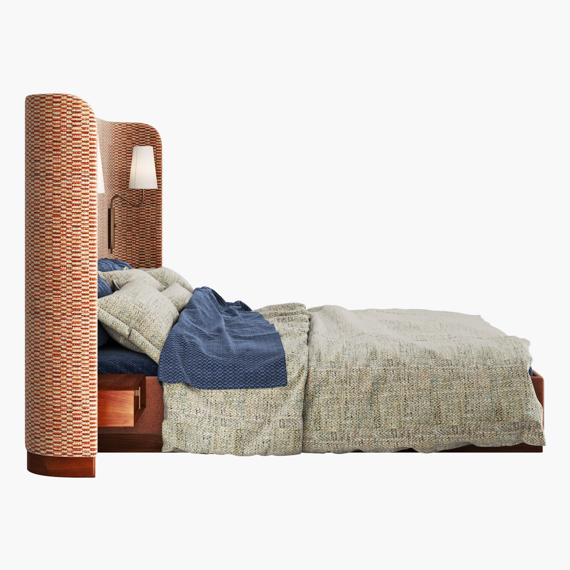 Modern Bed 003 - 3D Model by sta_84