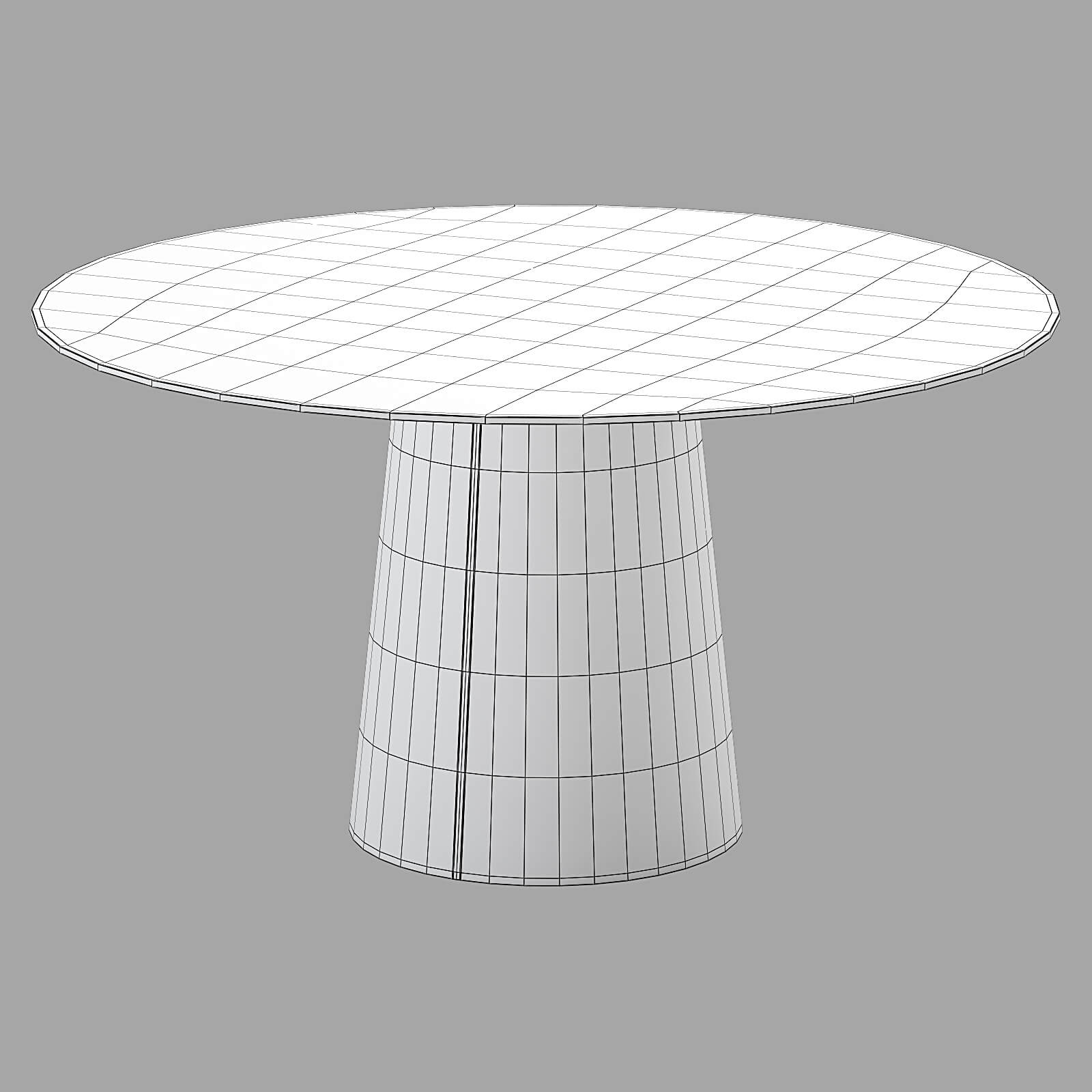 Moroso Dining Set Tulip Chair-Vol Table Round 3D Model by sta_84