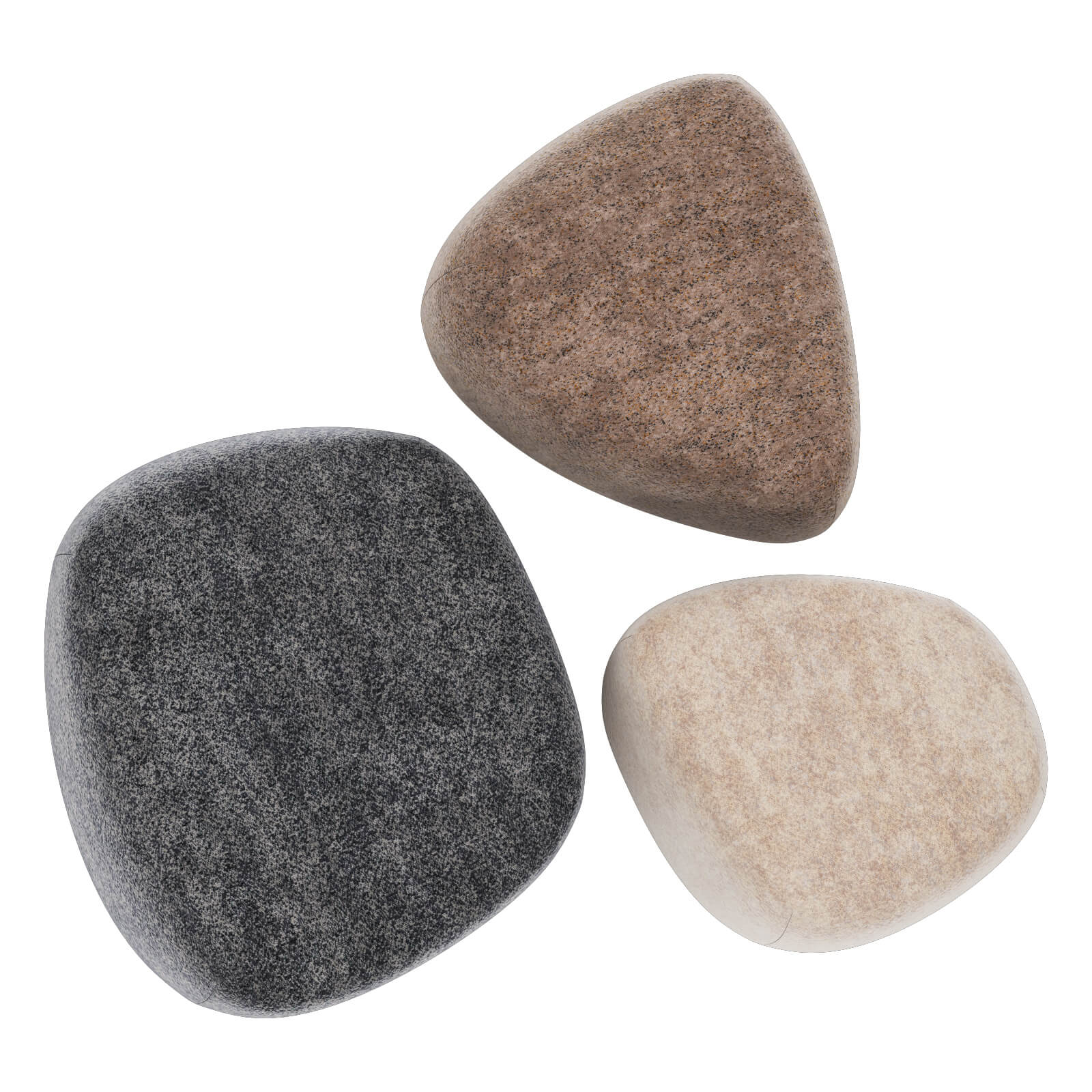 Moroso Pebble Ottoman - 3D Model by sta_84