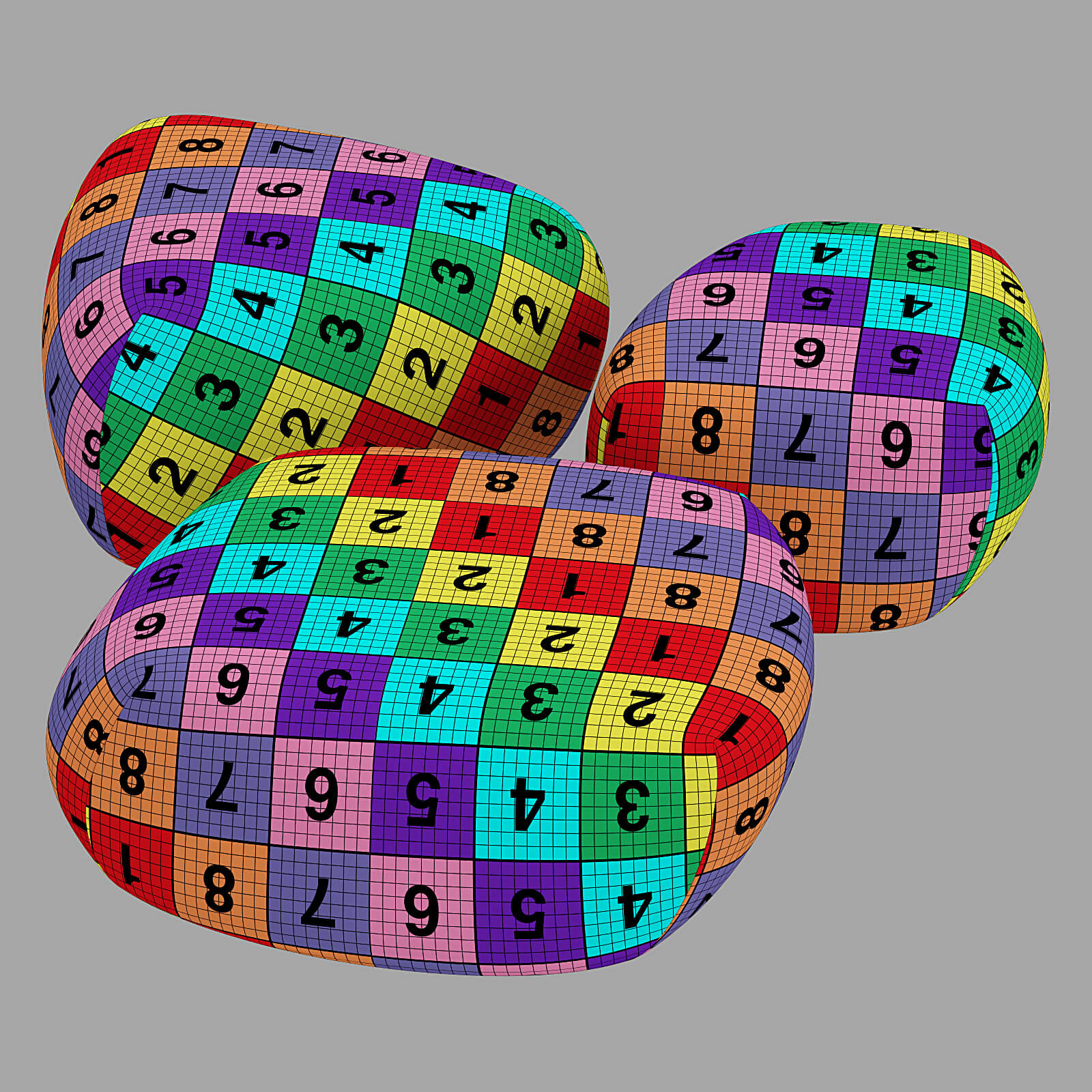 Moroso Pebble Ottoman - 3D Model by sta_84