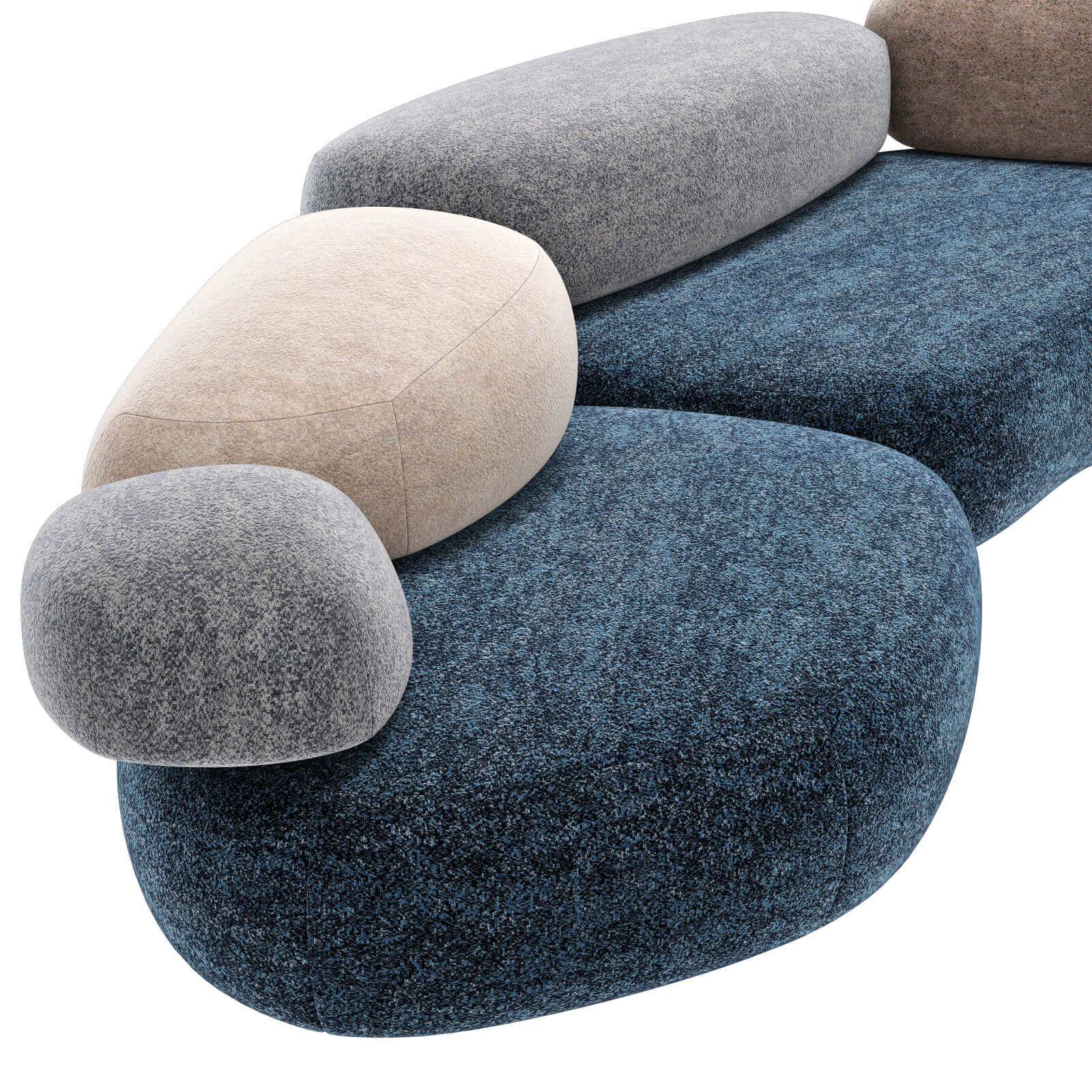 Moroso Pebble System Set 001 - 3D Model by sta_84