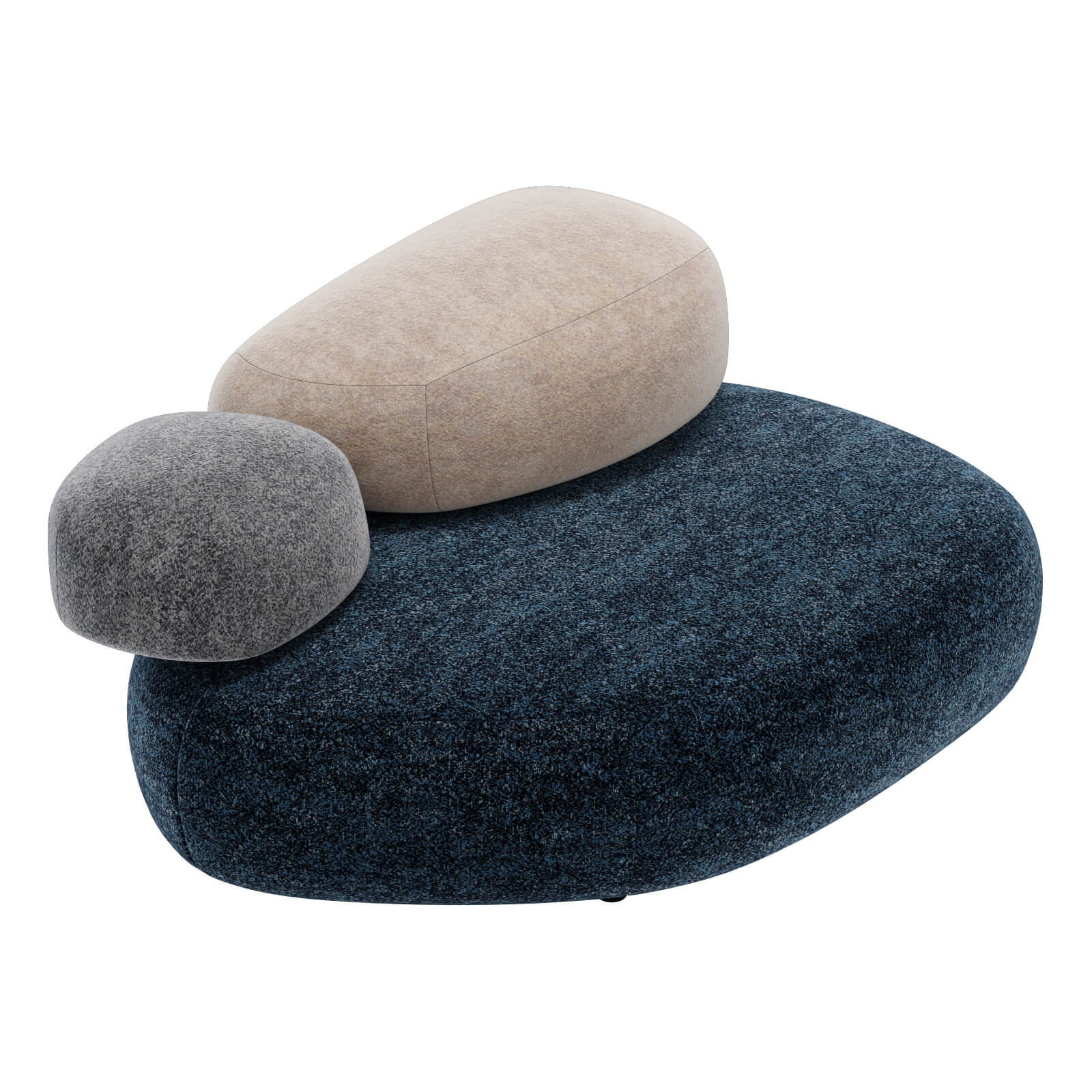 Moroso Pebble System Set 001 - 3D Model by sta_84