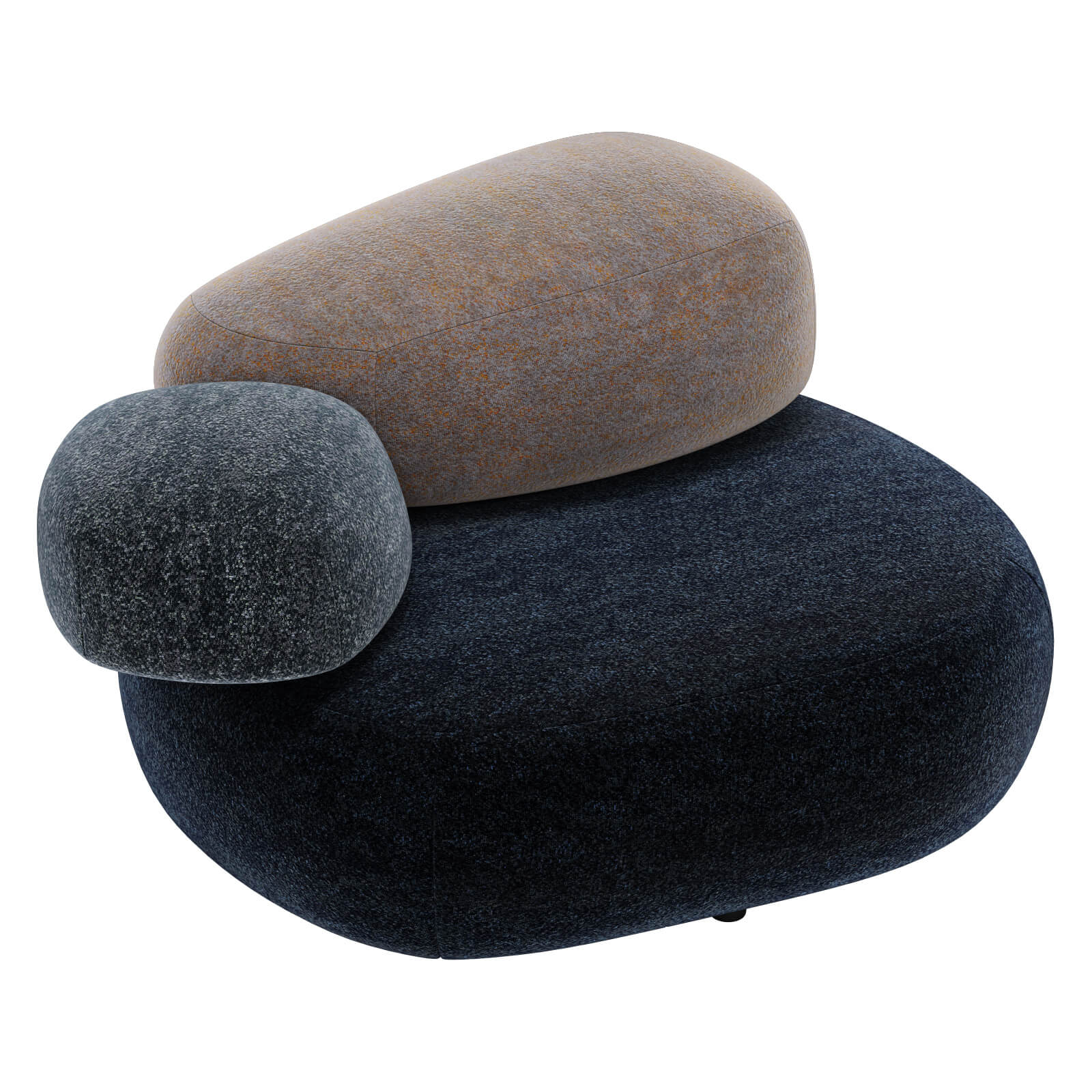 Moroso Pebble System Set 001 - 3D Model by sta_84