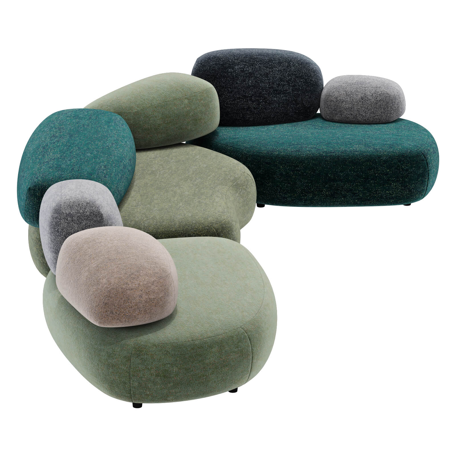Moroso Pebble System Set 002 - 3D Model by sta_84