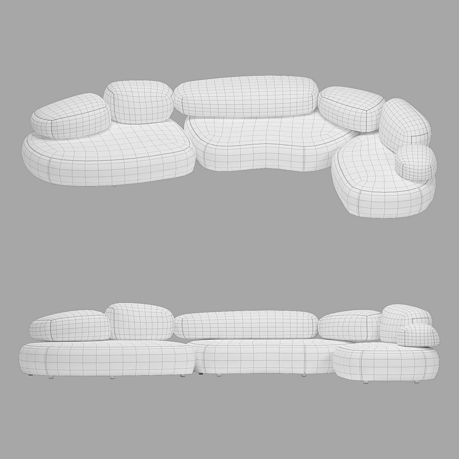 Moroso Pebble System Set 002 - 3D Model by sta_84
