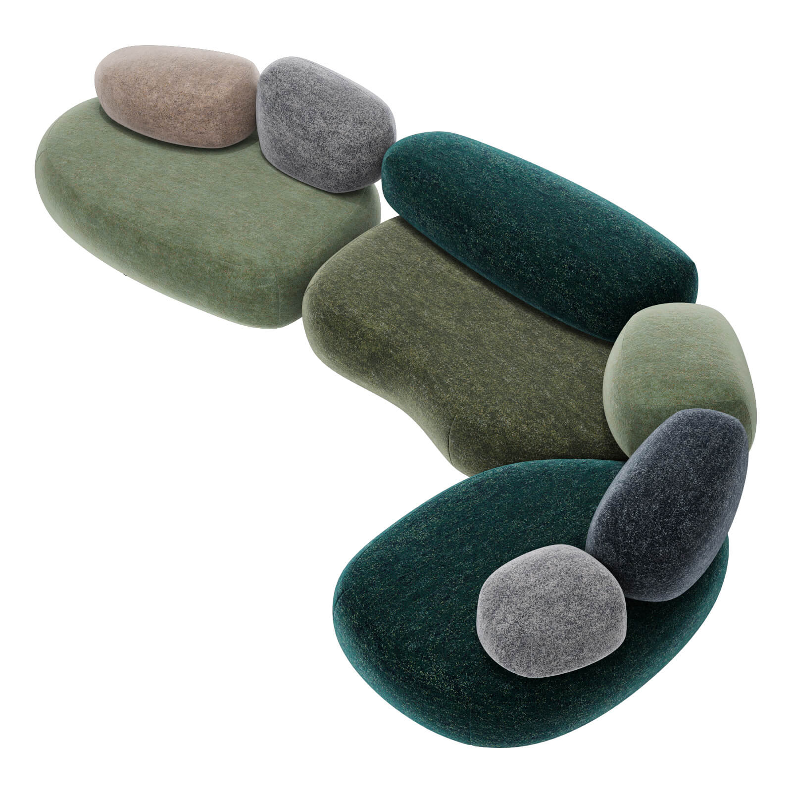 Moroso Pebble System Set 002 - 3D Model by sta_84