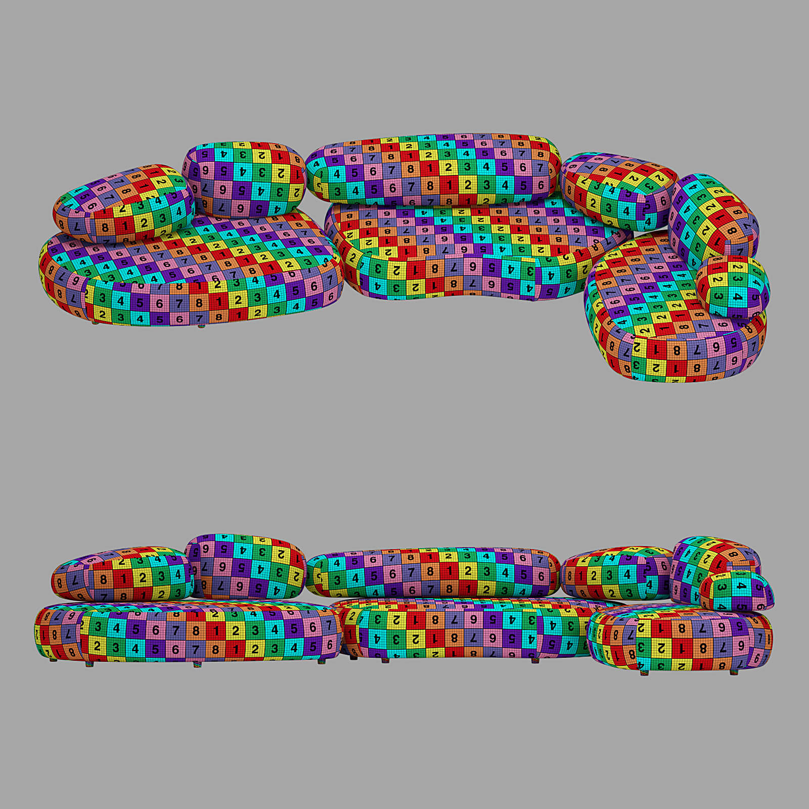 Moroso Pebble System Set 002 - 3D Model by sta_84