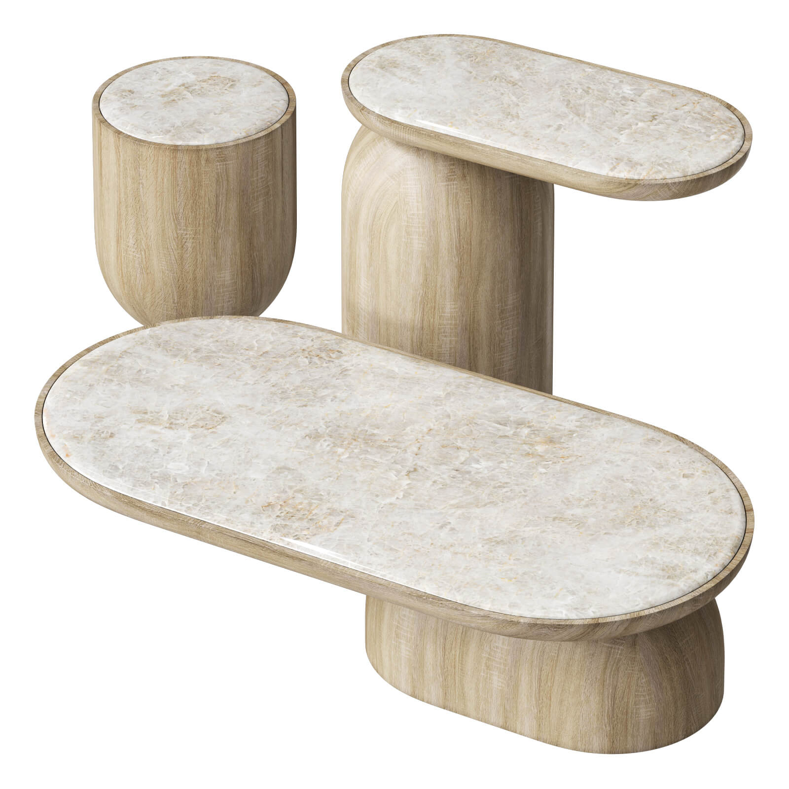 Mozea Quartam Coffee Table - 3D Model by sta_84