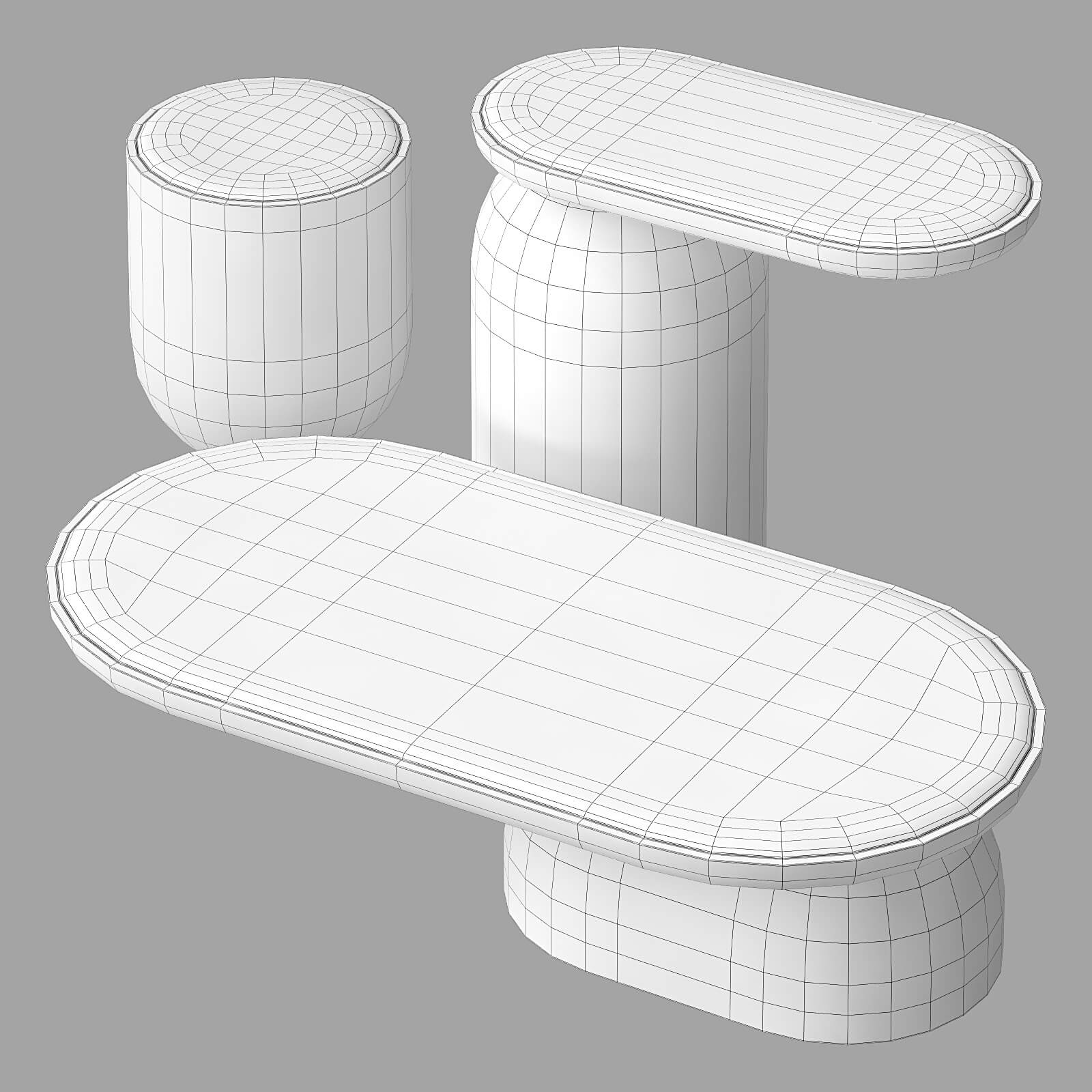 Mozea Quartam Coffee Table - 3D Model by sta_84