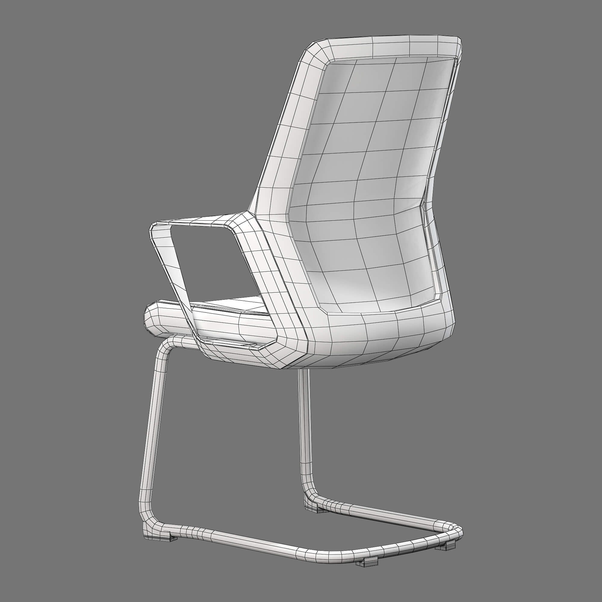 Patra Flo Conference Office Chair - 3D Model by sta_84