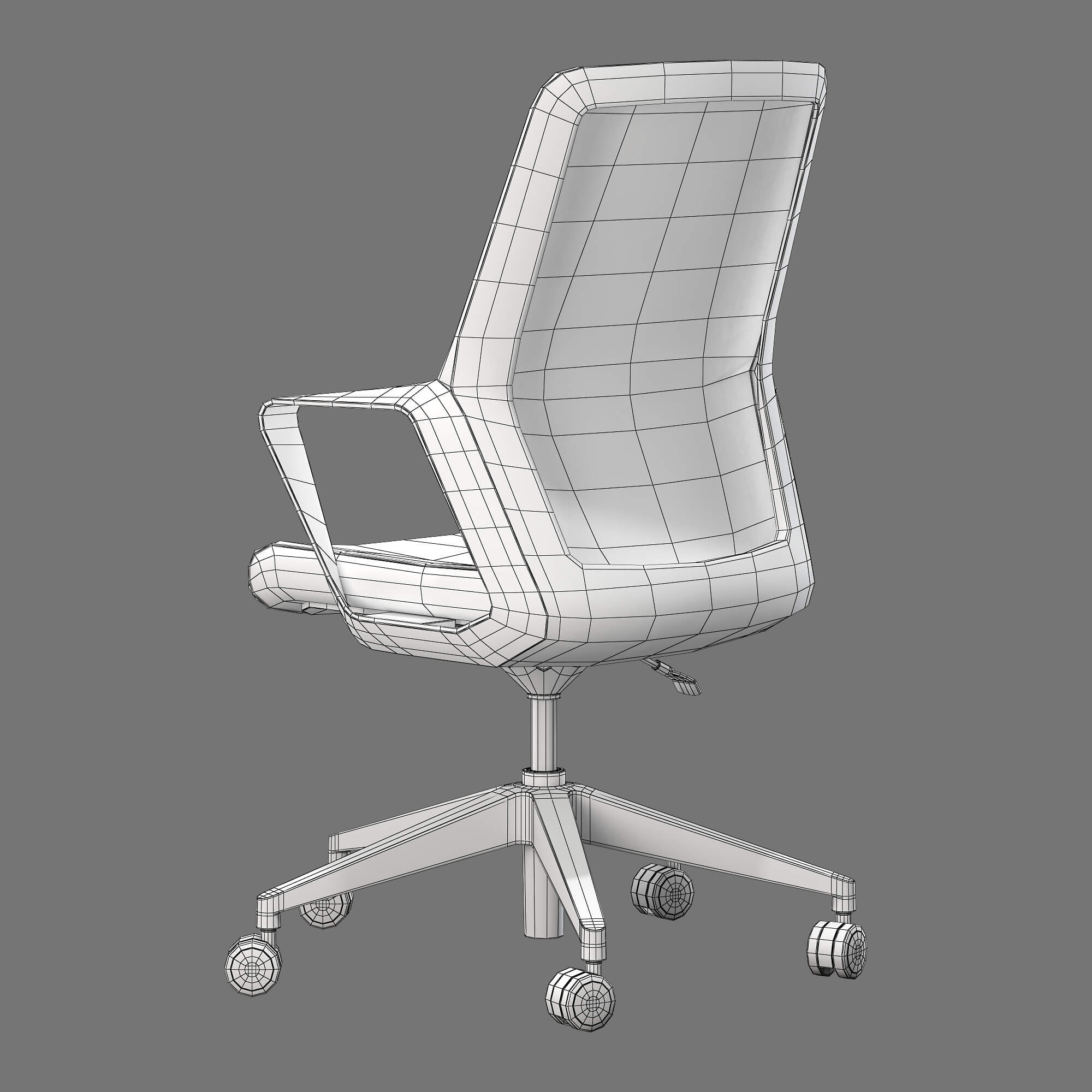 Patra Flo Office Chair - 3D Model by sta_84