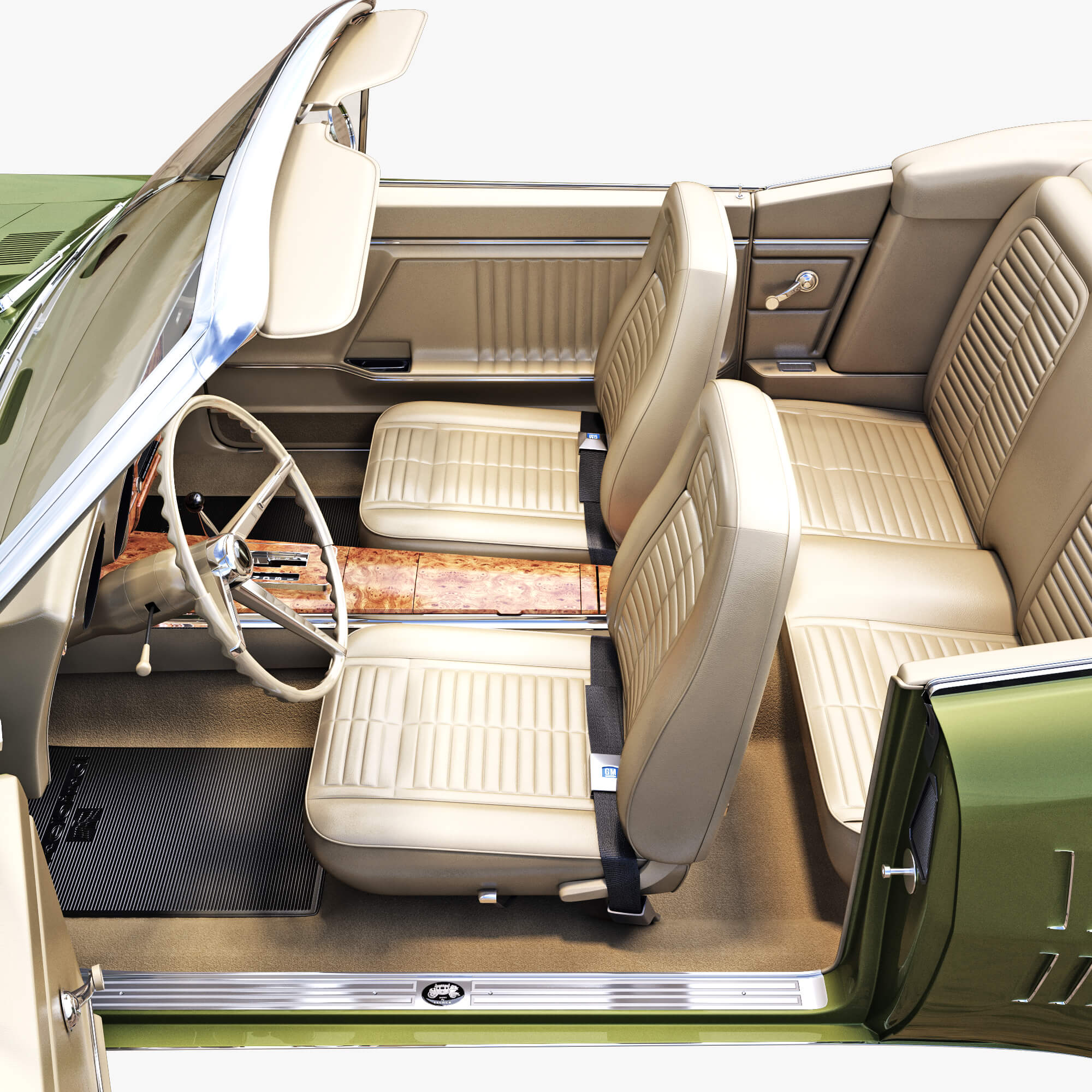 Pontiac Firebird 1967 Convertible - 3D Model by sta_84