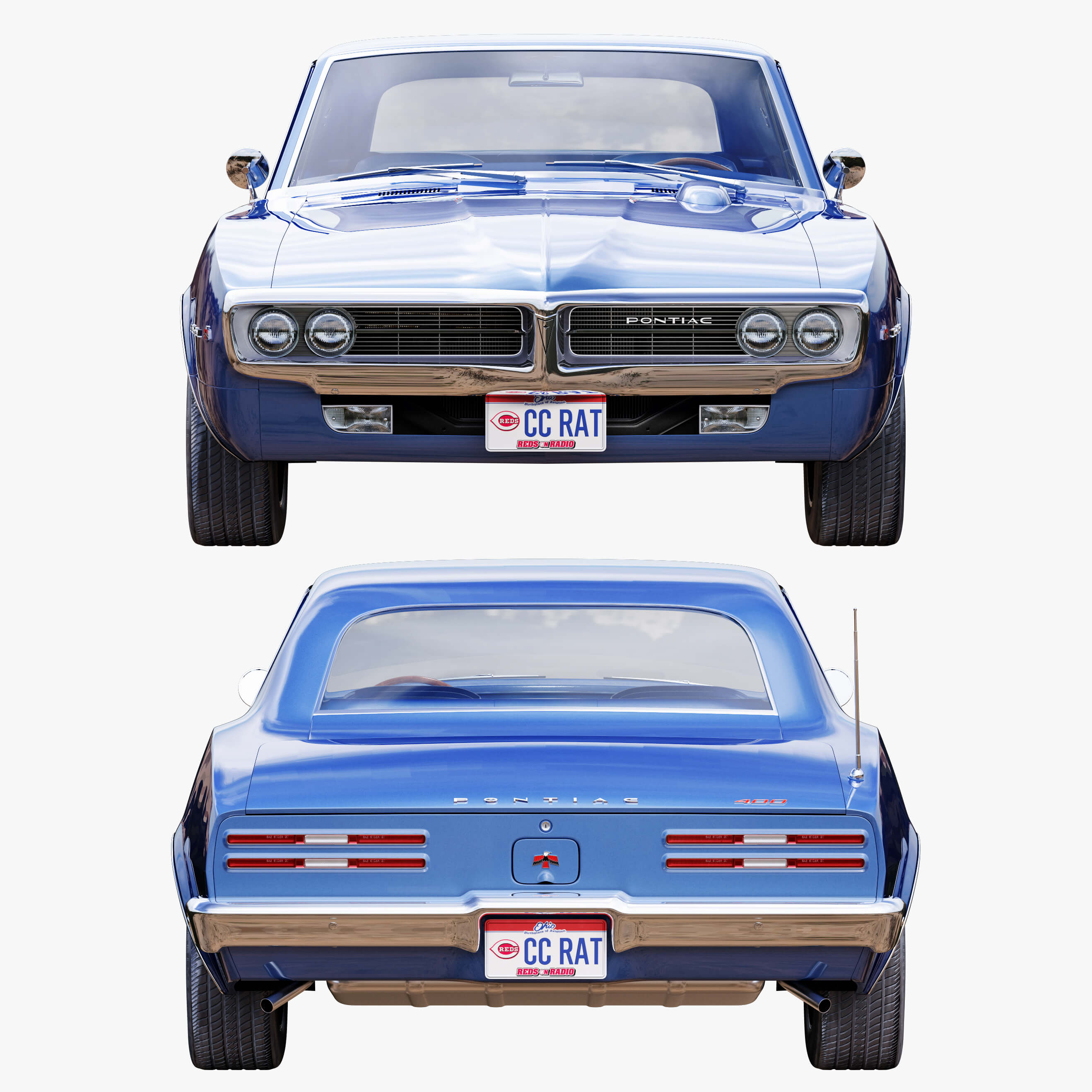 Pontiac Firebird 1967 - 3D Model by sta_84