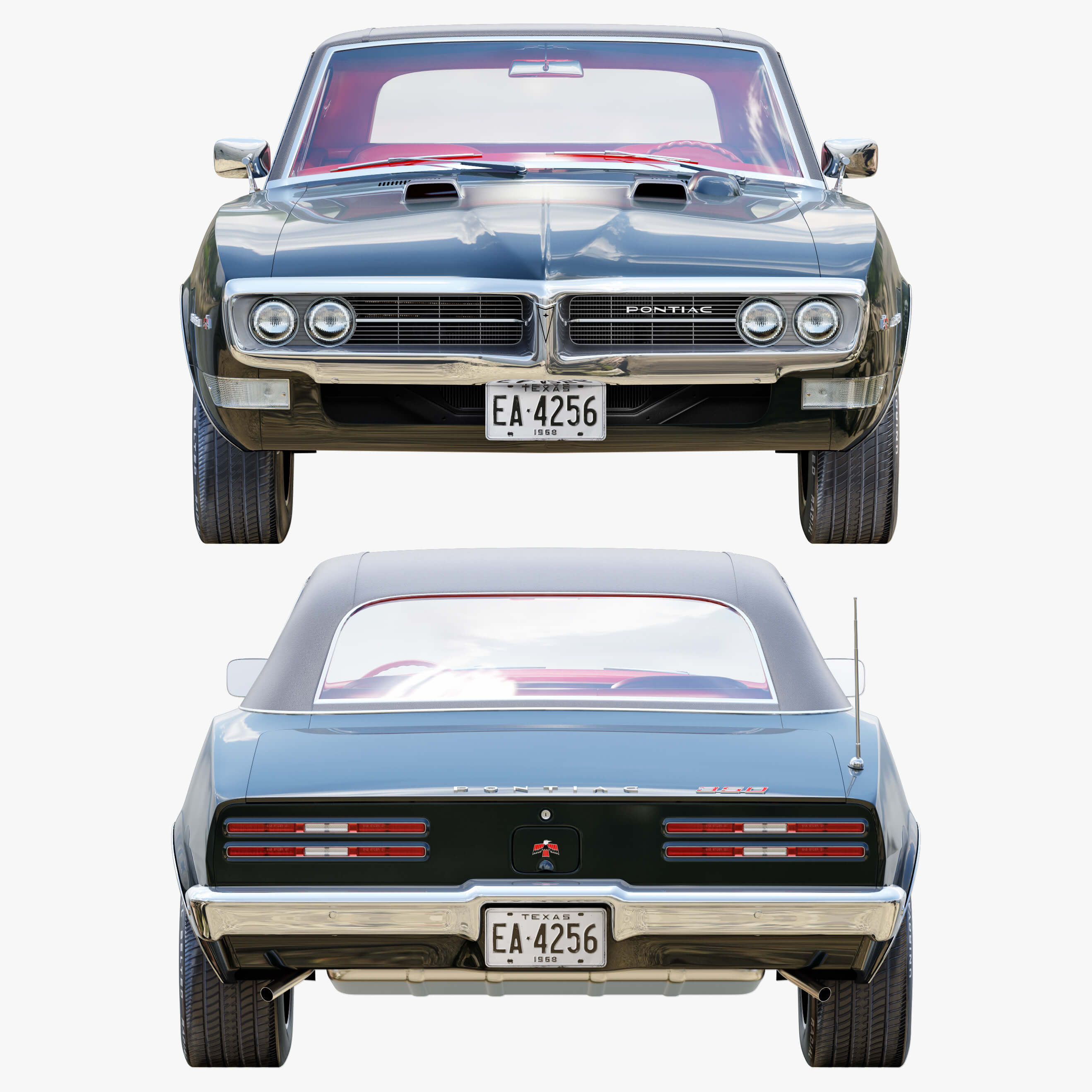 Pontiac Firebird 1968 - 3D Model by sta_84