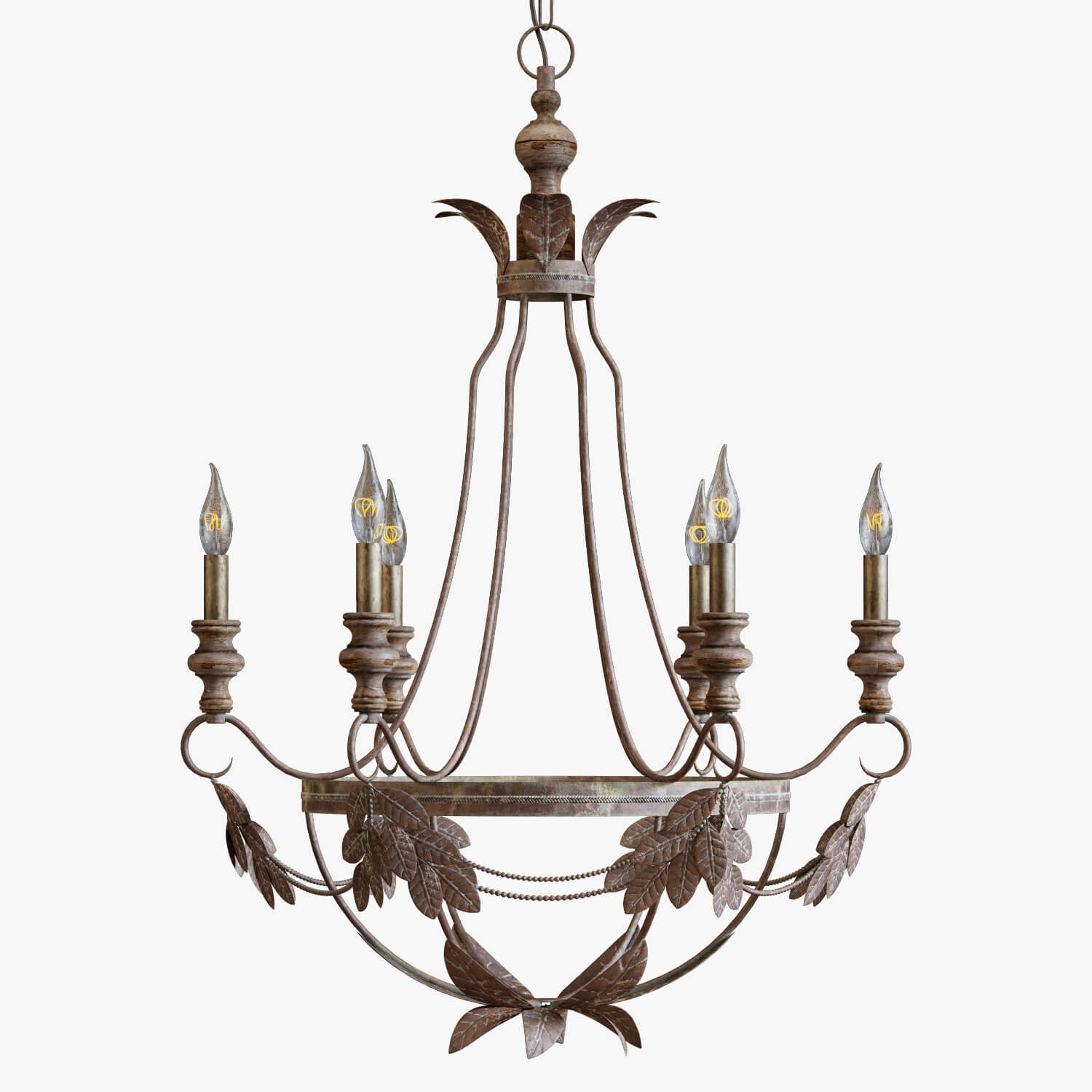 Pottery Barn Madeline Chandelier - 3D Model by sta_84