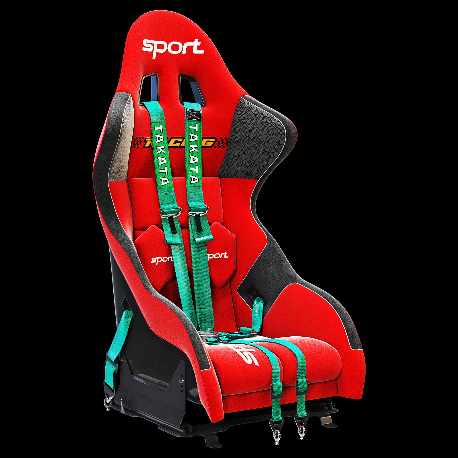 Racing Sport Seat - 3D Model by sta_84
