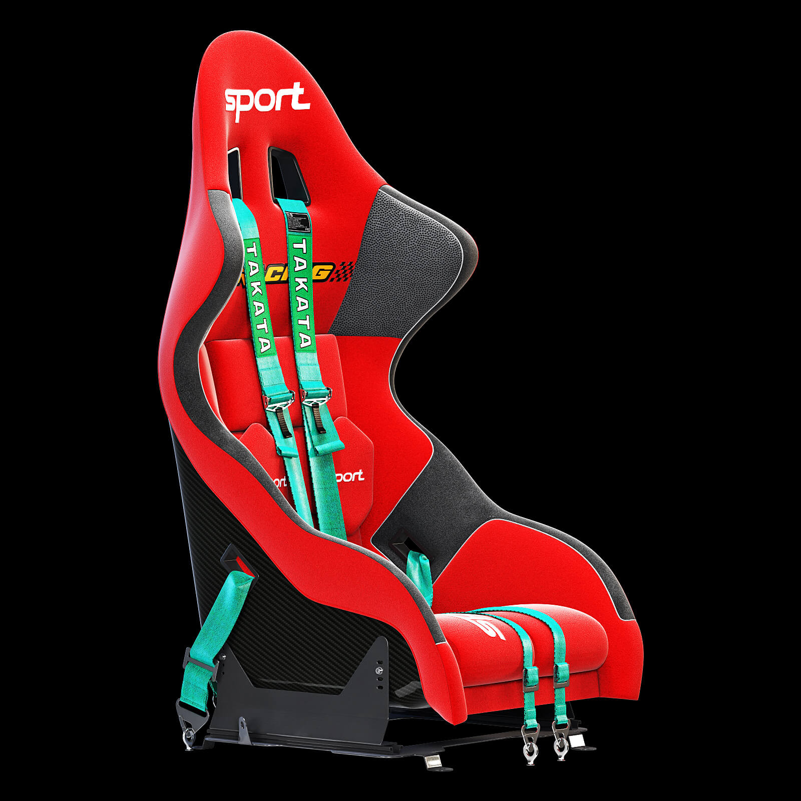 Racing Sport Seat - 3D Model by sta_84