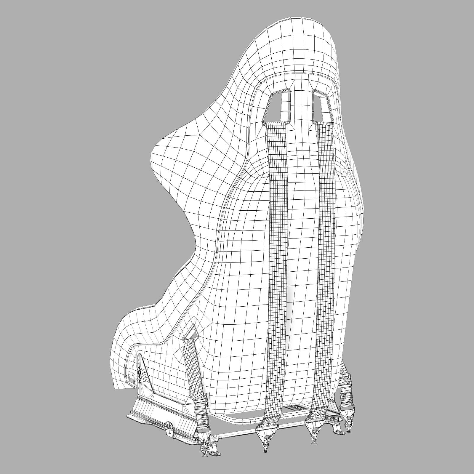 Racing Sport Seat - 3D Model by sta_84