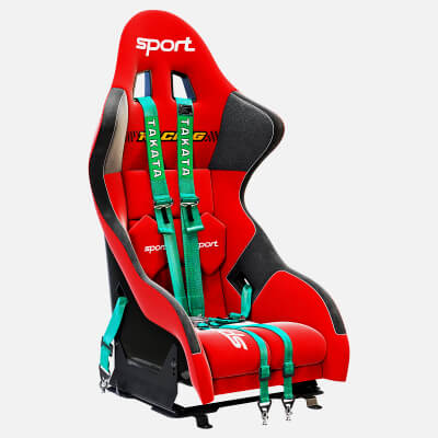 Racing Sport Seat - 3D Model by sta_84