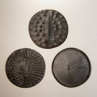 Restoration Hardware Konso Leather Shield - 3D Model by sta_84