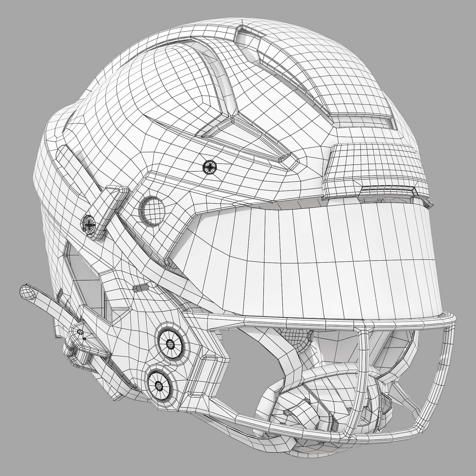 Riddell Axiom Helmet 3D Model by sta_84