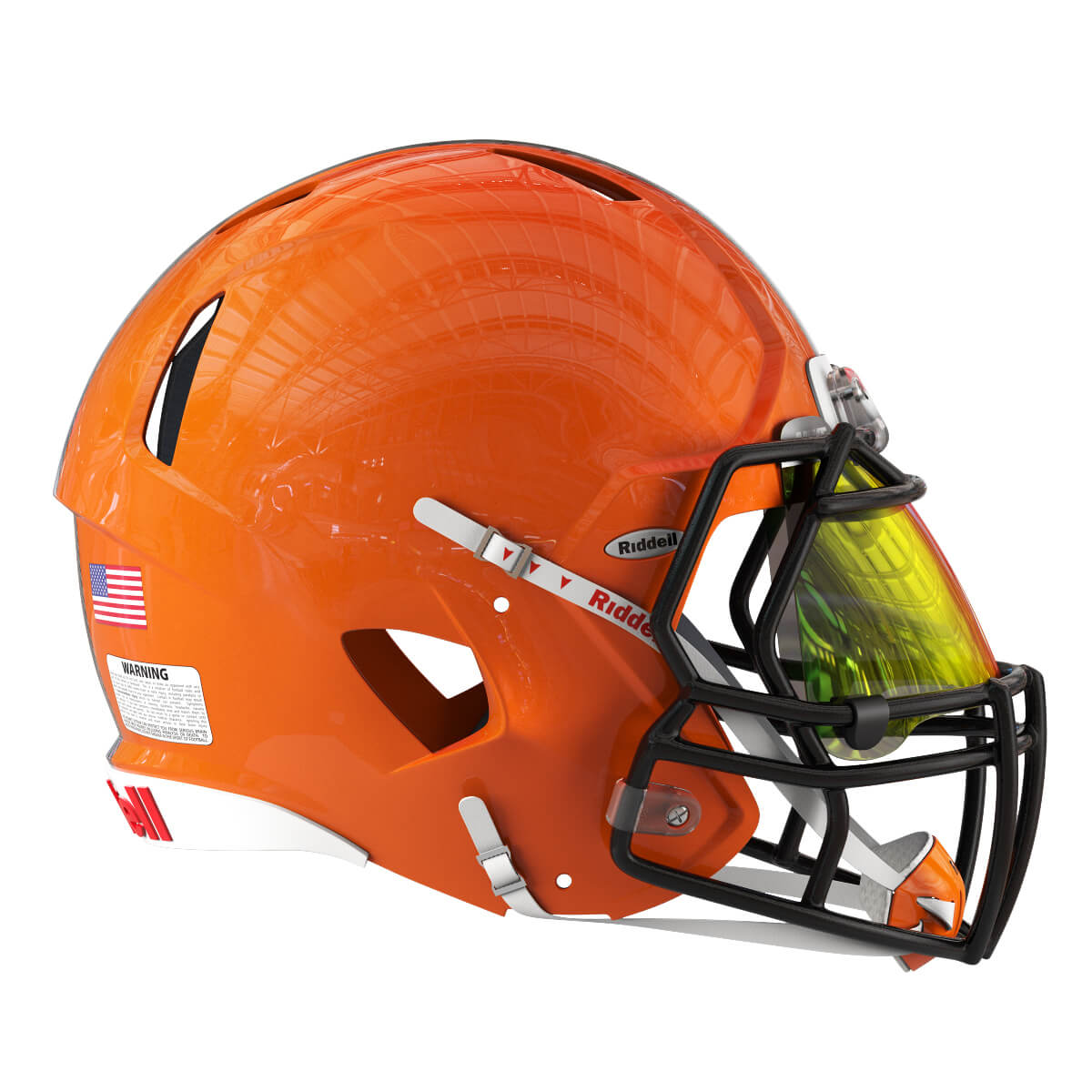 Riddell Speed Helmet Cleveland Browns - 3D Model by sta_84