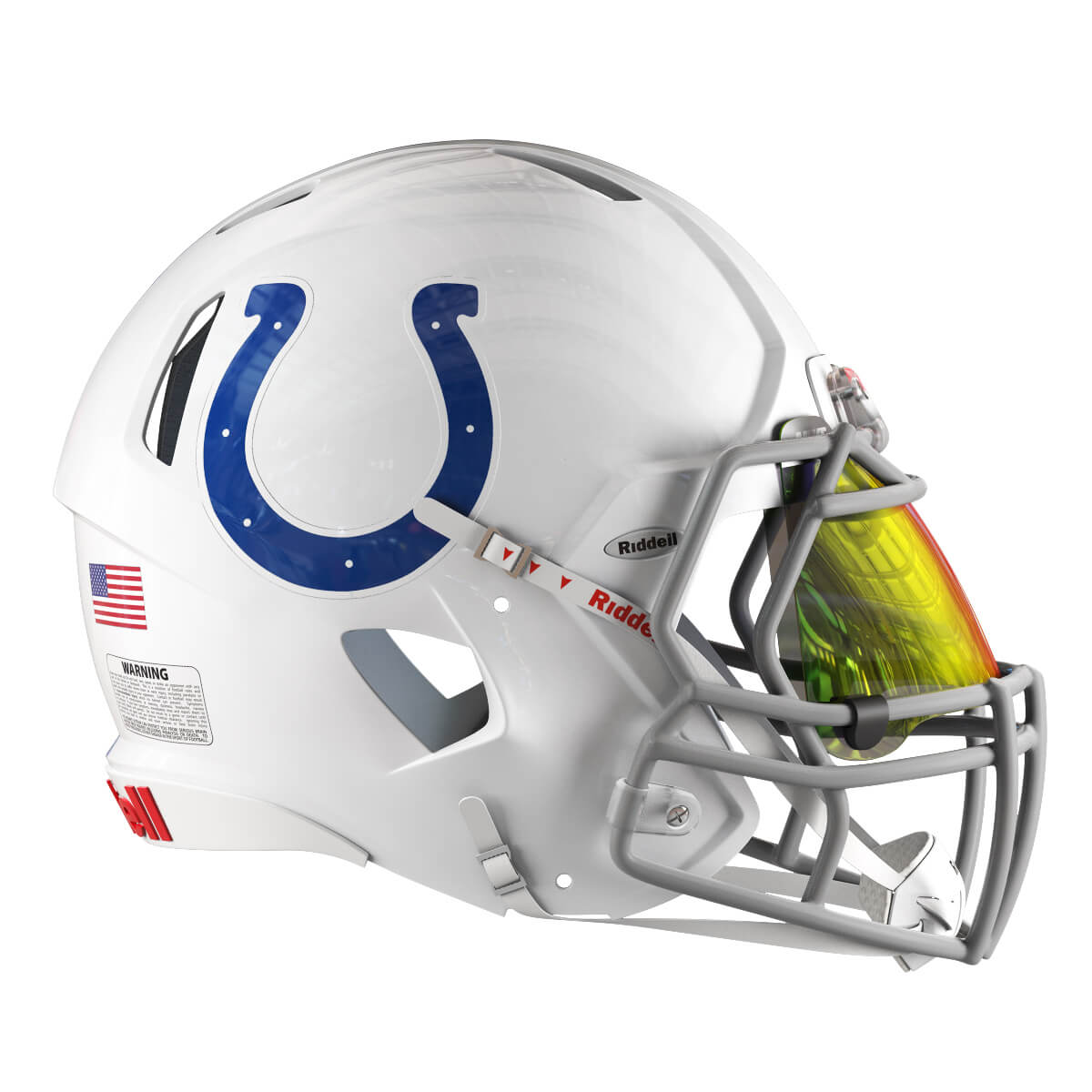 Riddell Speed Helmet Indianapolis Colts - 3D Model by sta_84