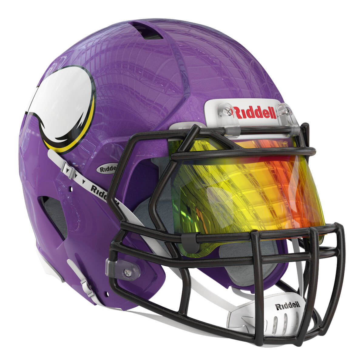 Riddell Speed Helmet Minnesota Vikings - 3D Model by sta_84