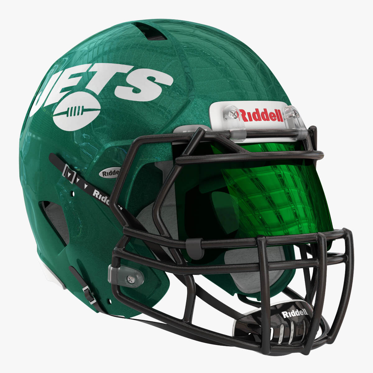 Riddell Speed Helmet New York Jets - 3D Model by sta_84