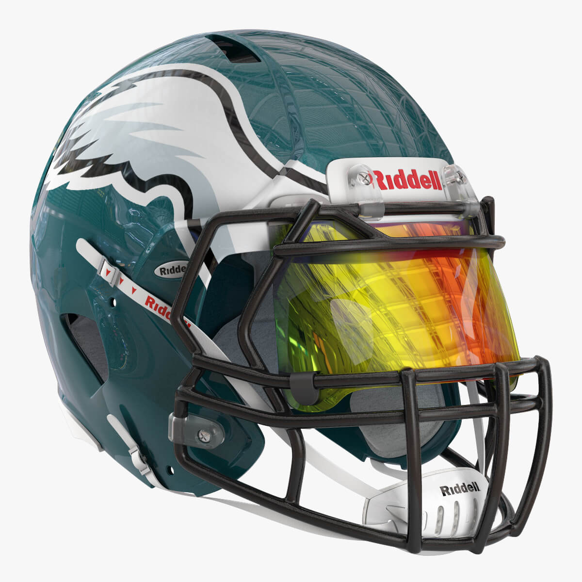Riddell Speed Helmet Philadelphia Eagles - 3D Model by sta_84