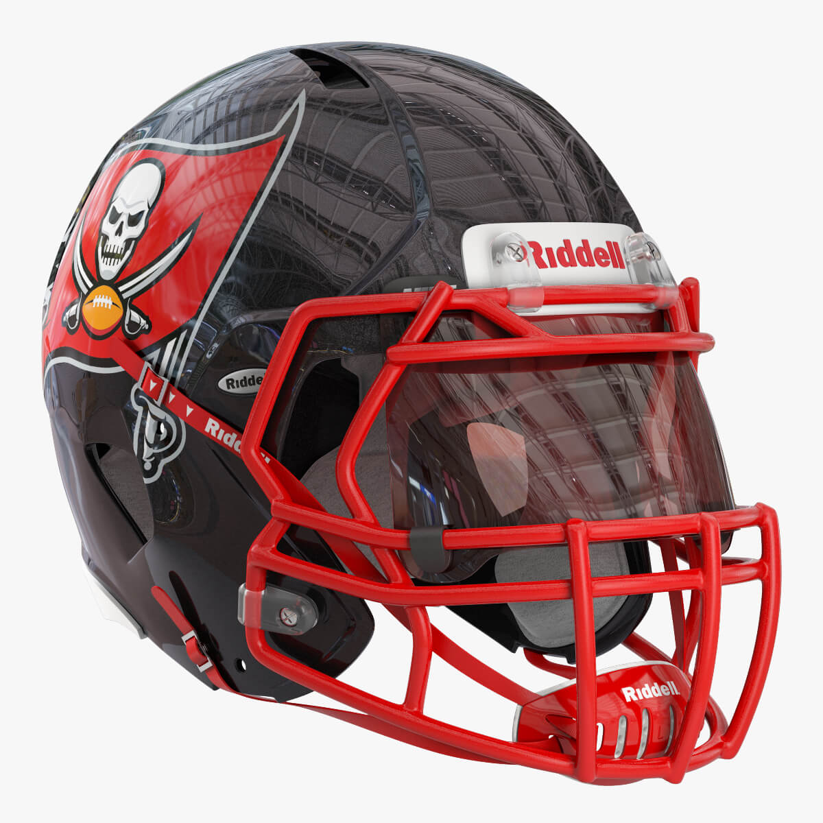 Riddell Speed Helmet Tampa Bay Buccaneers - 3D Model by sta_84