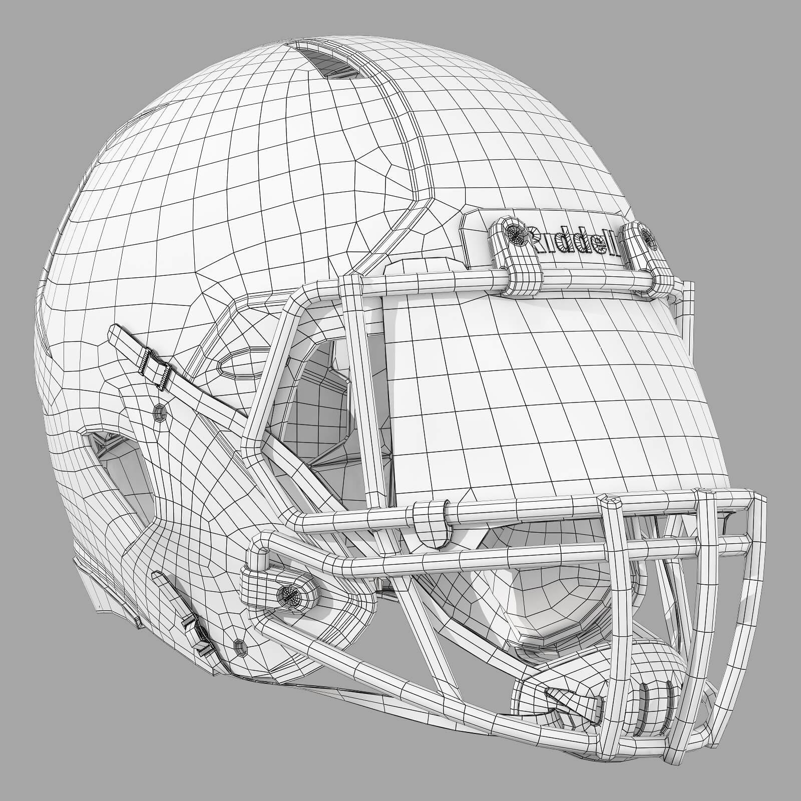 Riddell Speed Icon Helmet - 3D Model by sta_84