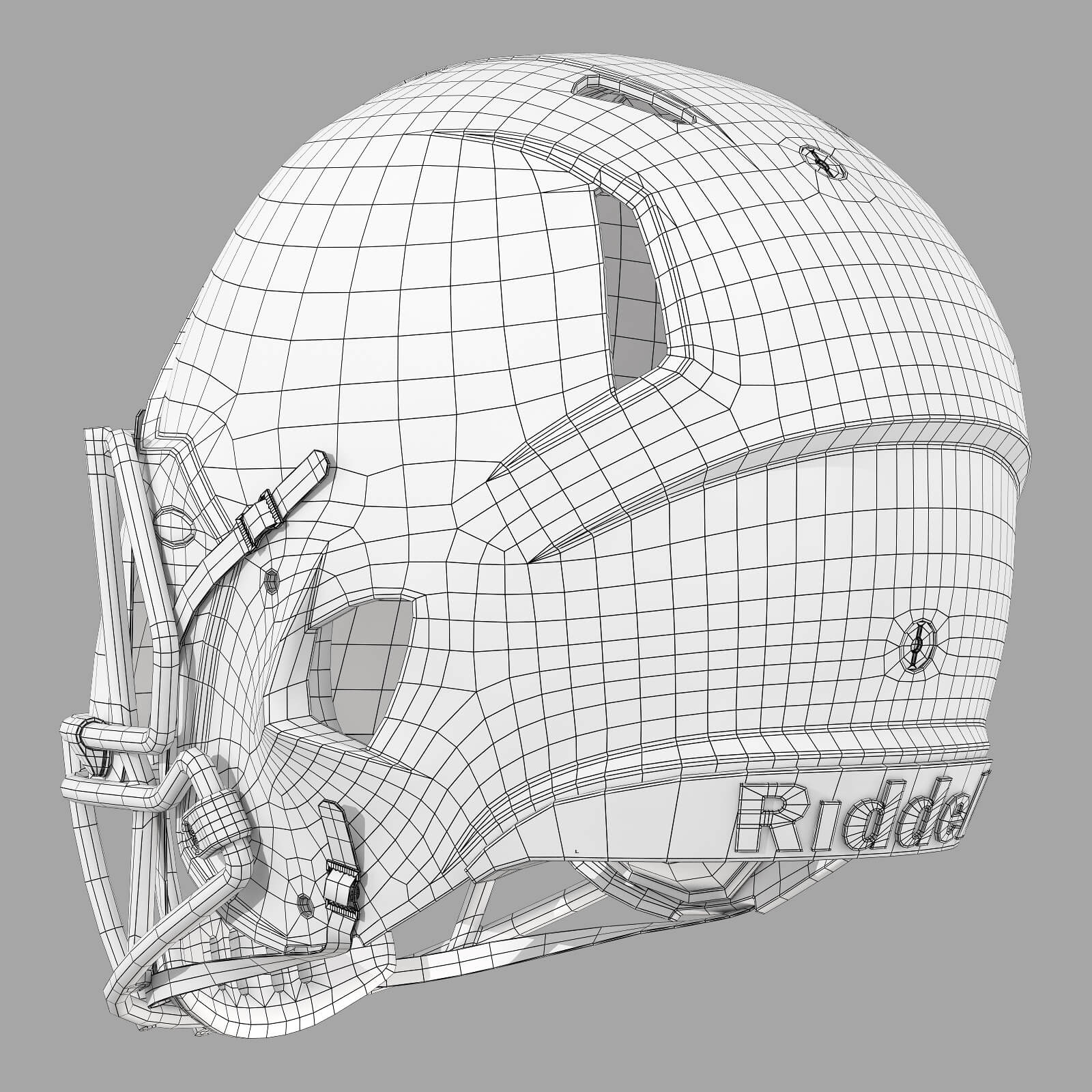 Riddell Speed Icon Helmet - 3D Model by sta_84