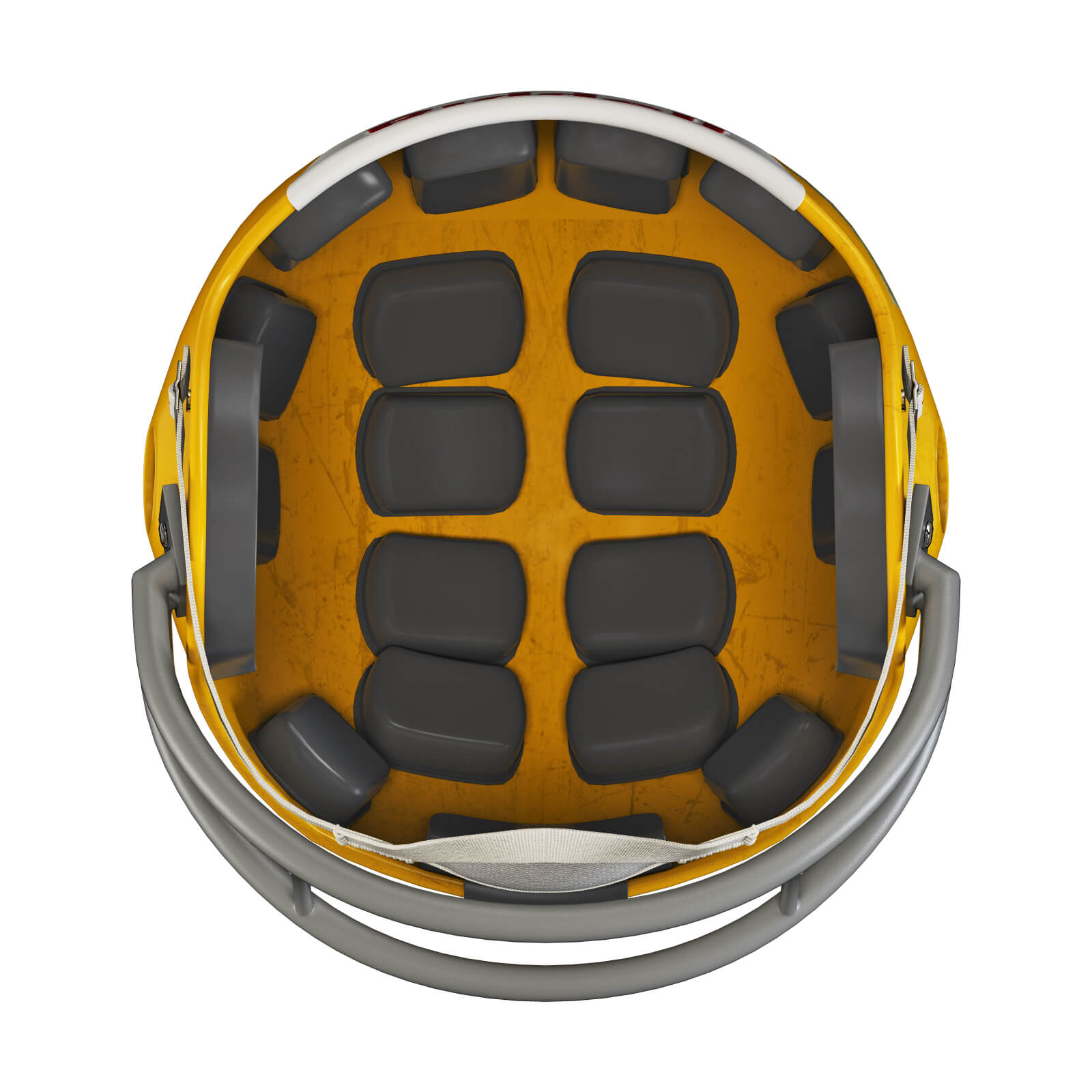 Riddell Vsr 4 Helmet-Green Bay Packers 3D Model by sta_84