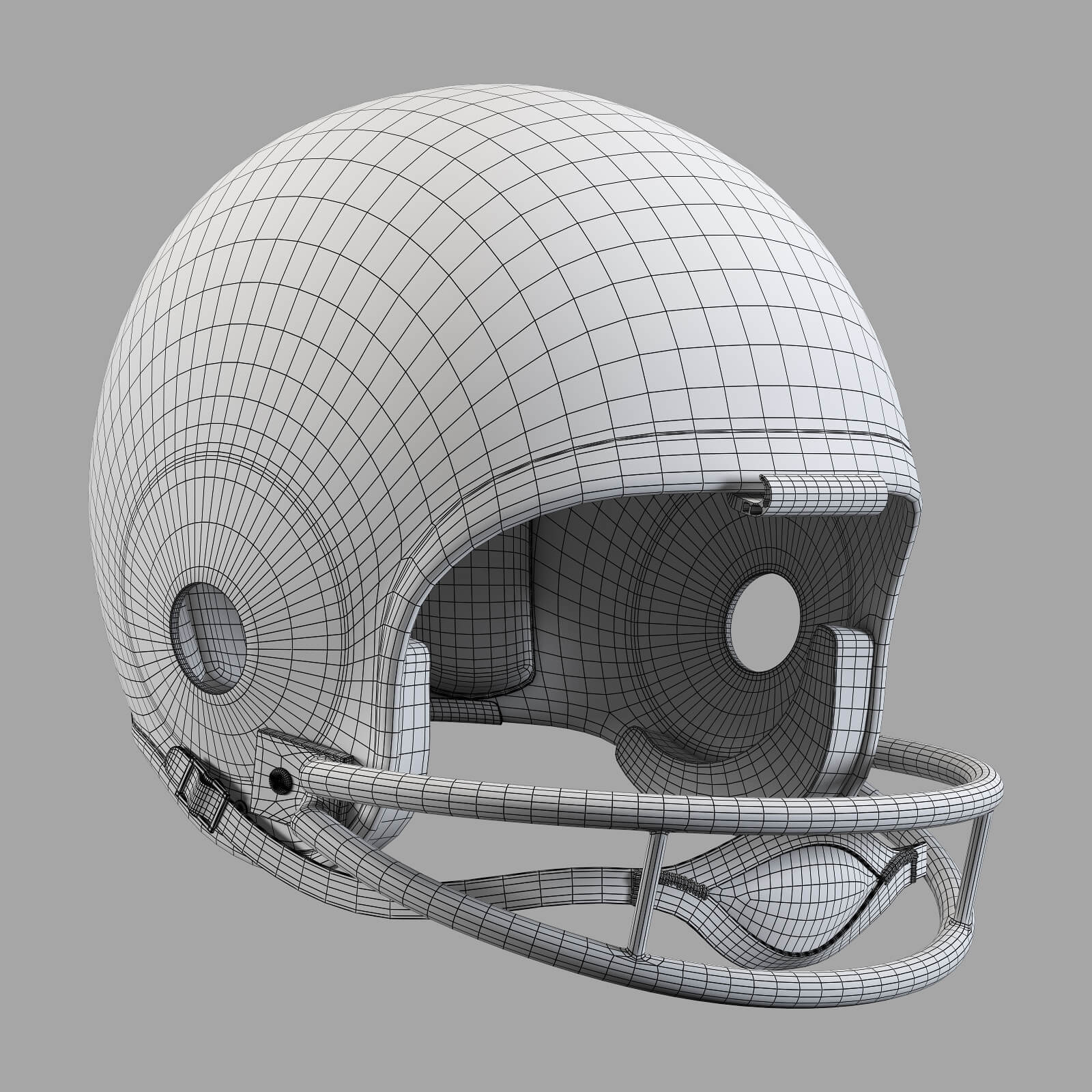 Riddell Vsr 4 Helmet-Green Bay Packers 3D Model by sta_84