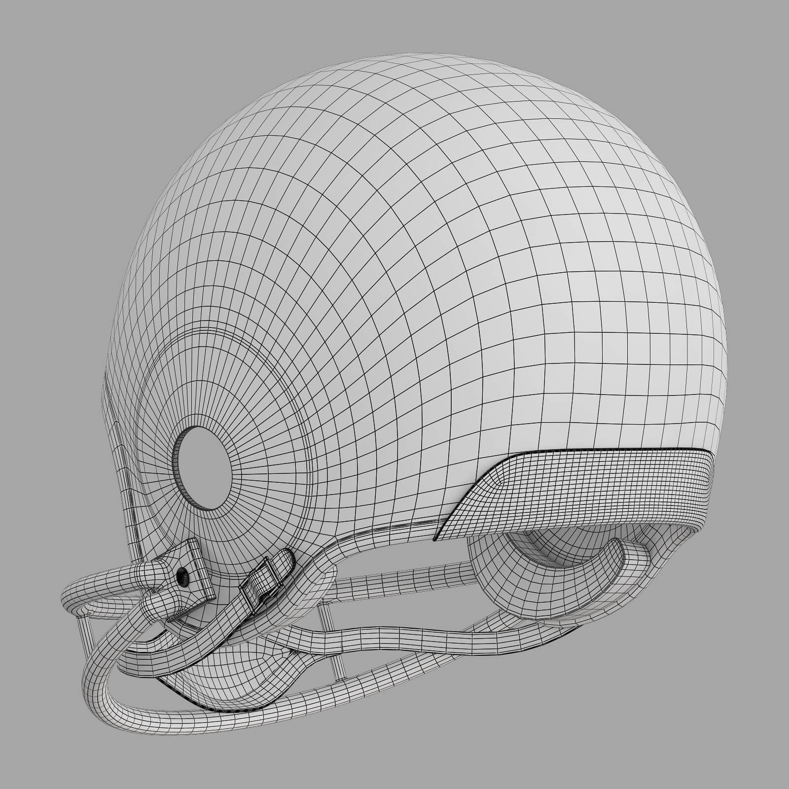 Riddell Vsr 4 Helmet-Green Bay Packers 3D Model by sta_84