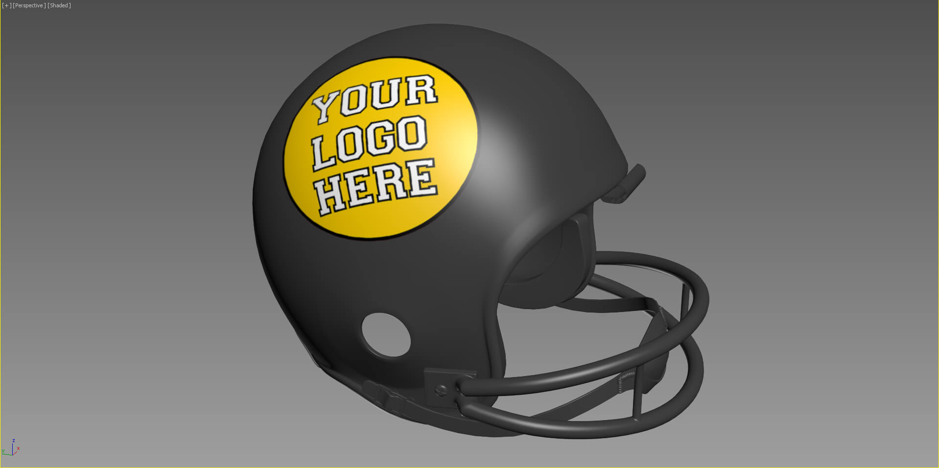 Riddell Vsr 4 Helmet-Green Bay Packers 3D Model by sta_84