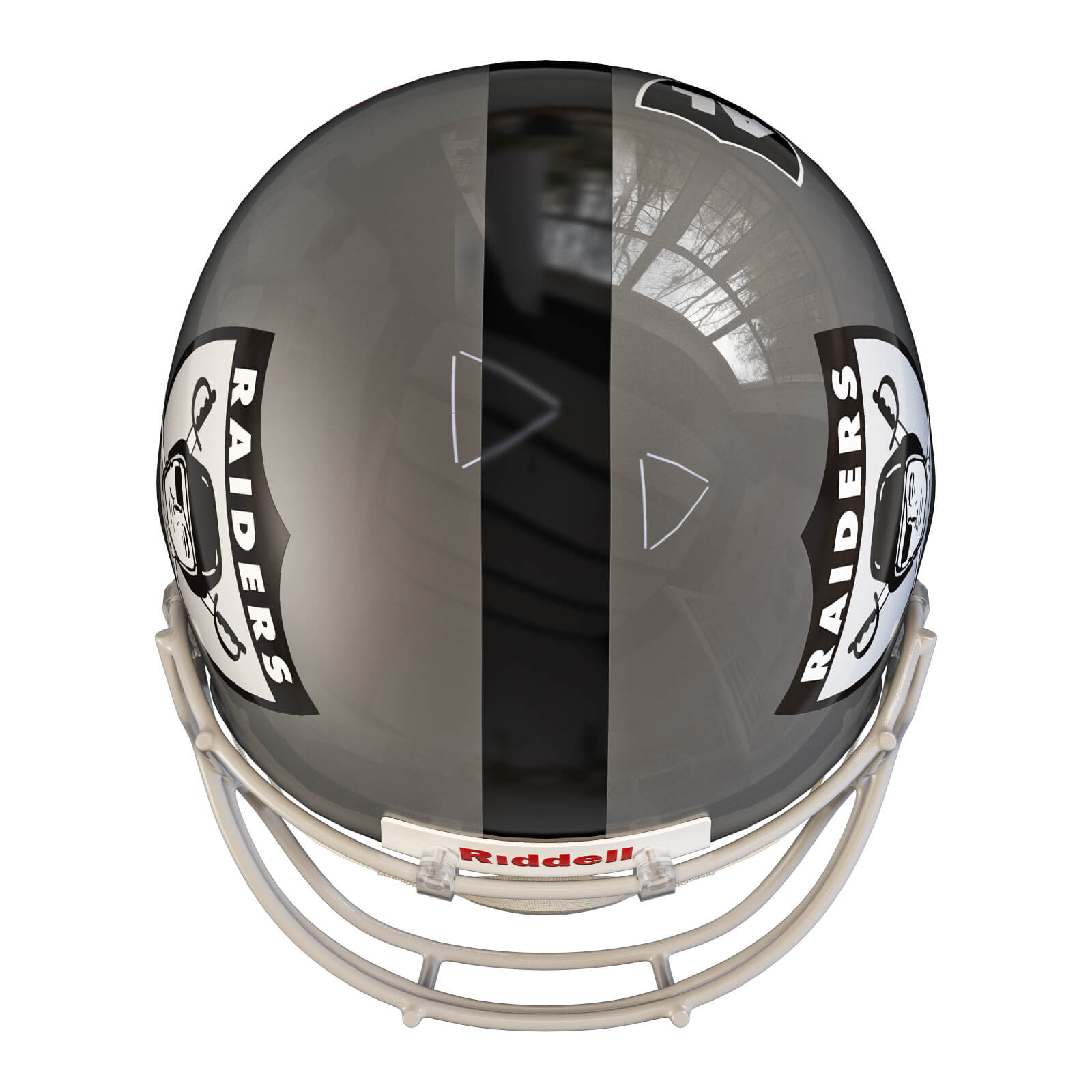 Riddell Vsr 4 Helmet-Oakland Raiders 3D Model by sta_84