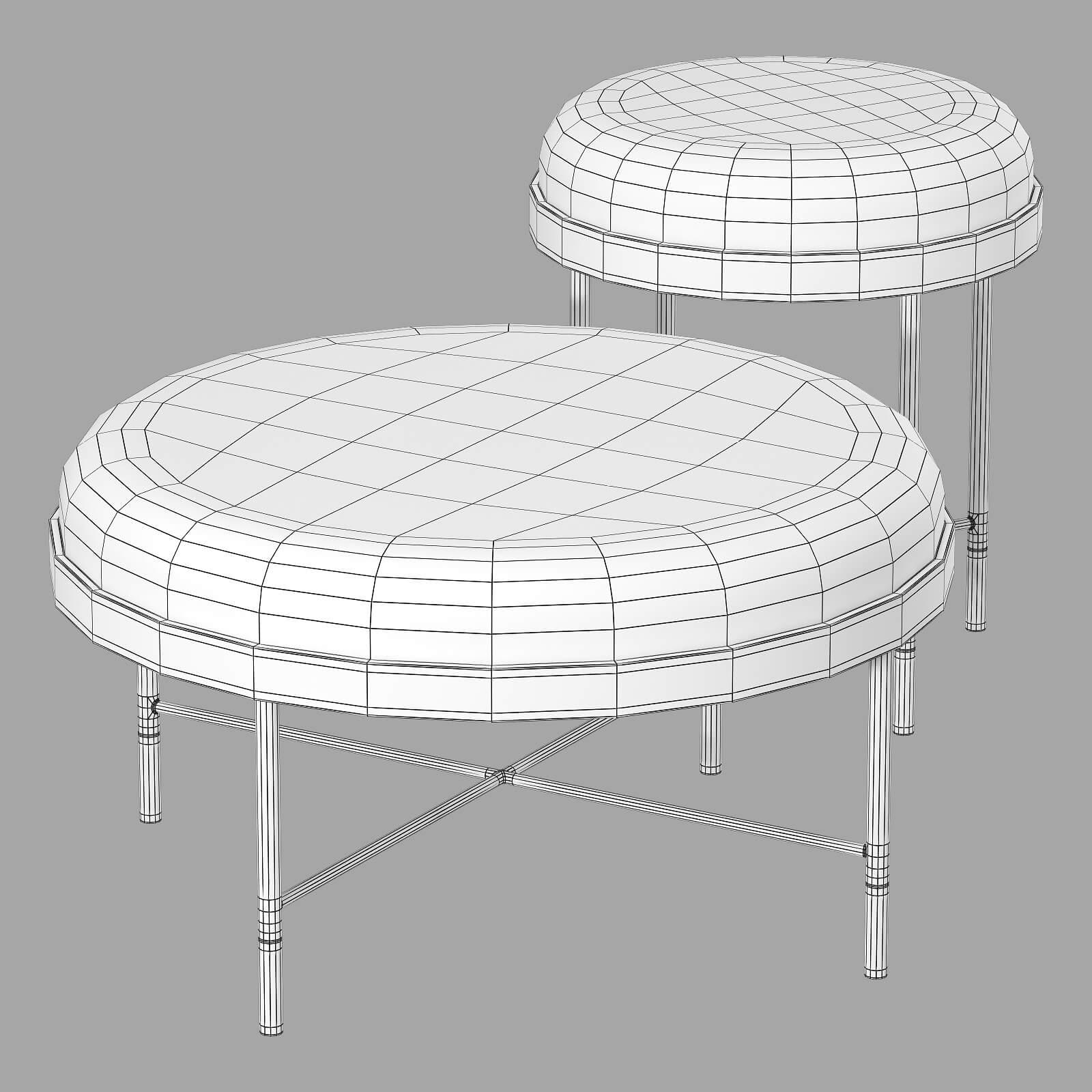 Roche Bobois Bilboquet Cocktail Table 1 - 3D Model by sta_84