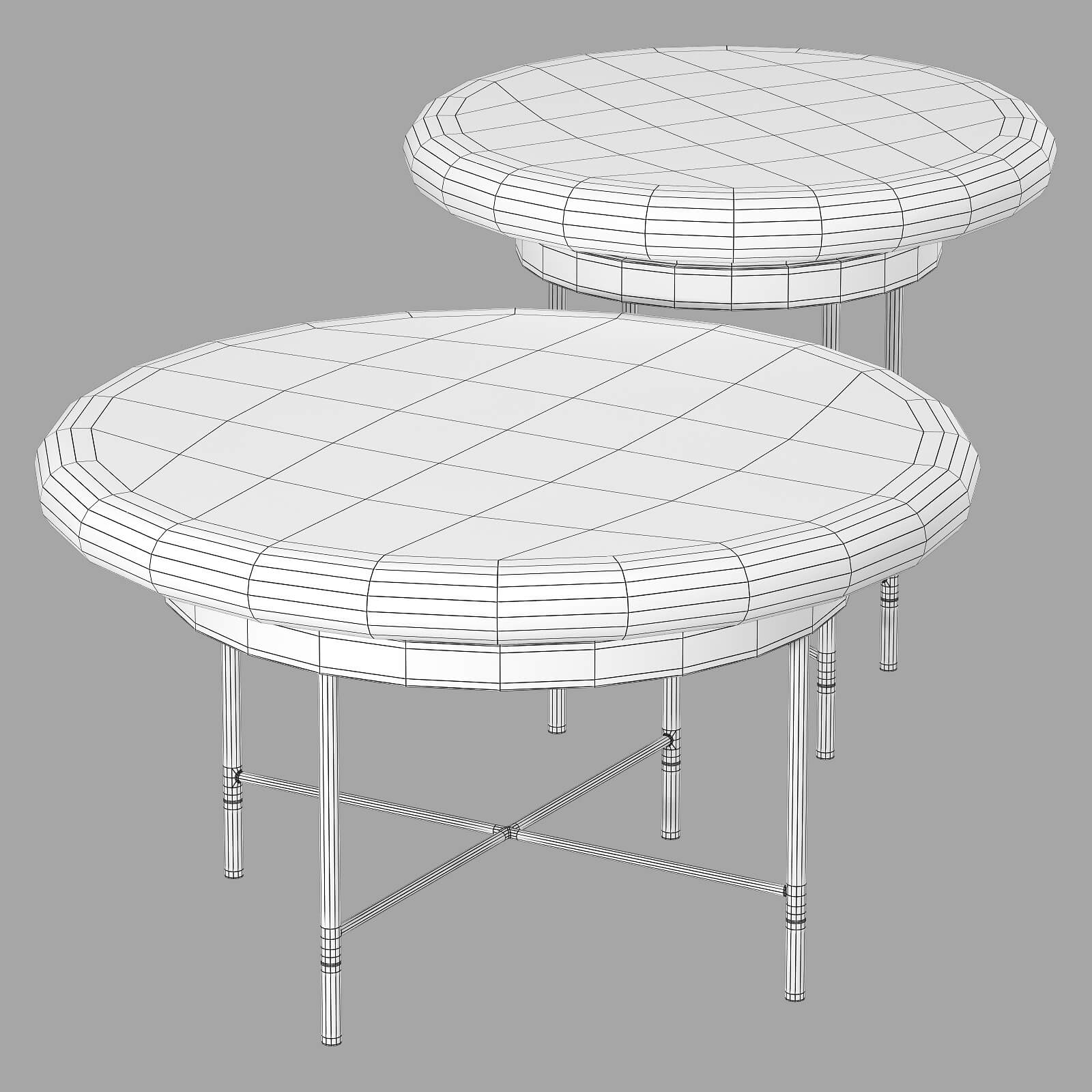 Roche Bobois Bilboquet Cocktail Table 2 - 3D Model by sta_84