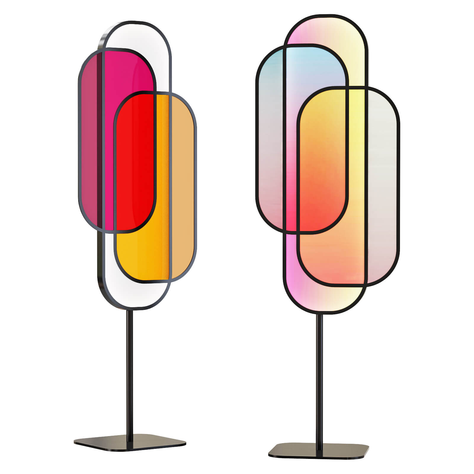 Roche Bobois Chroma Floor Lamp - 3D Model by sta_84