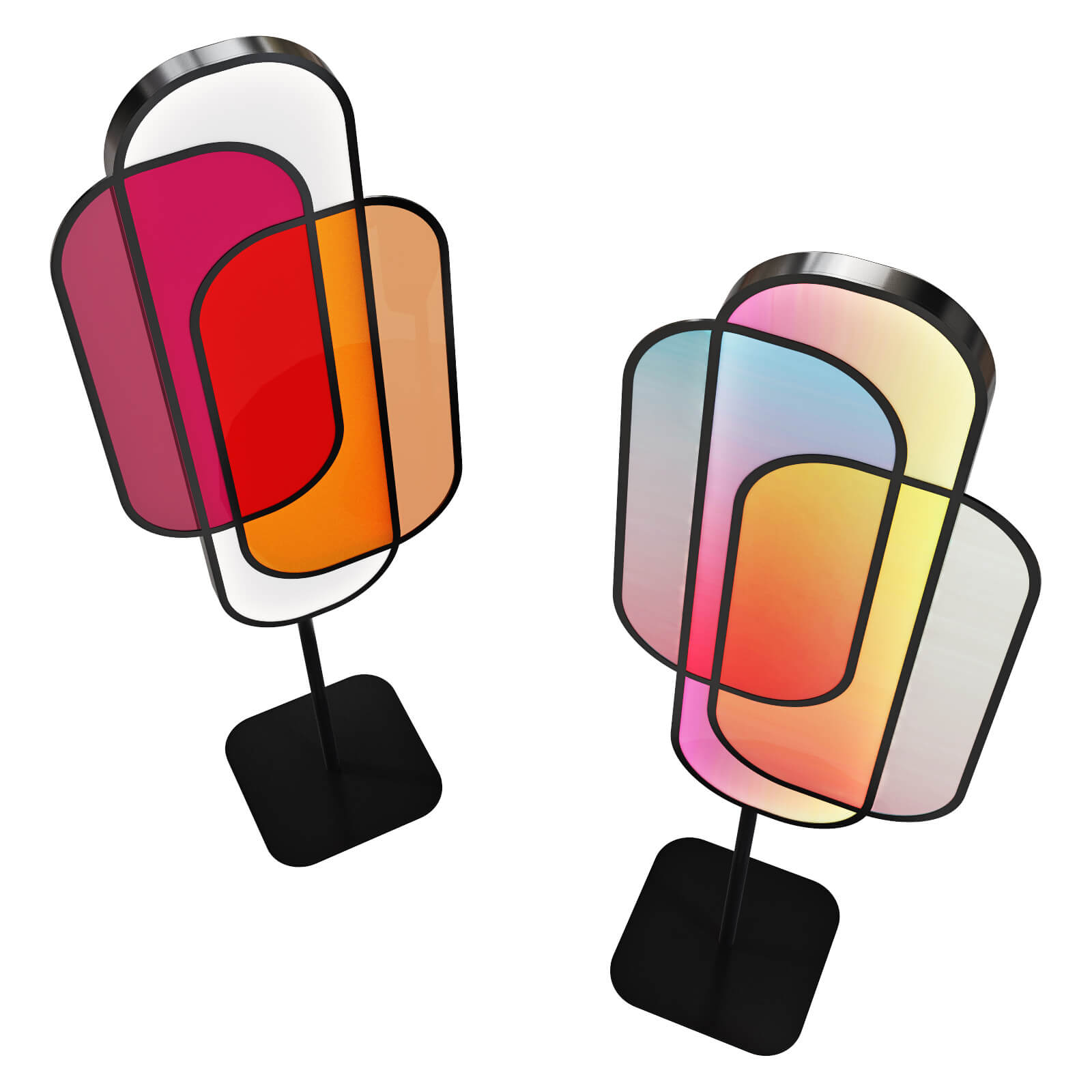 Roche Bobois Chroma Floor Lamp - 3D Model by sta_84