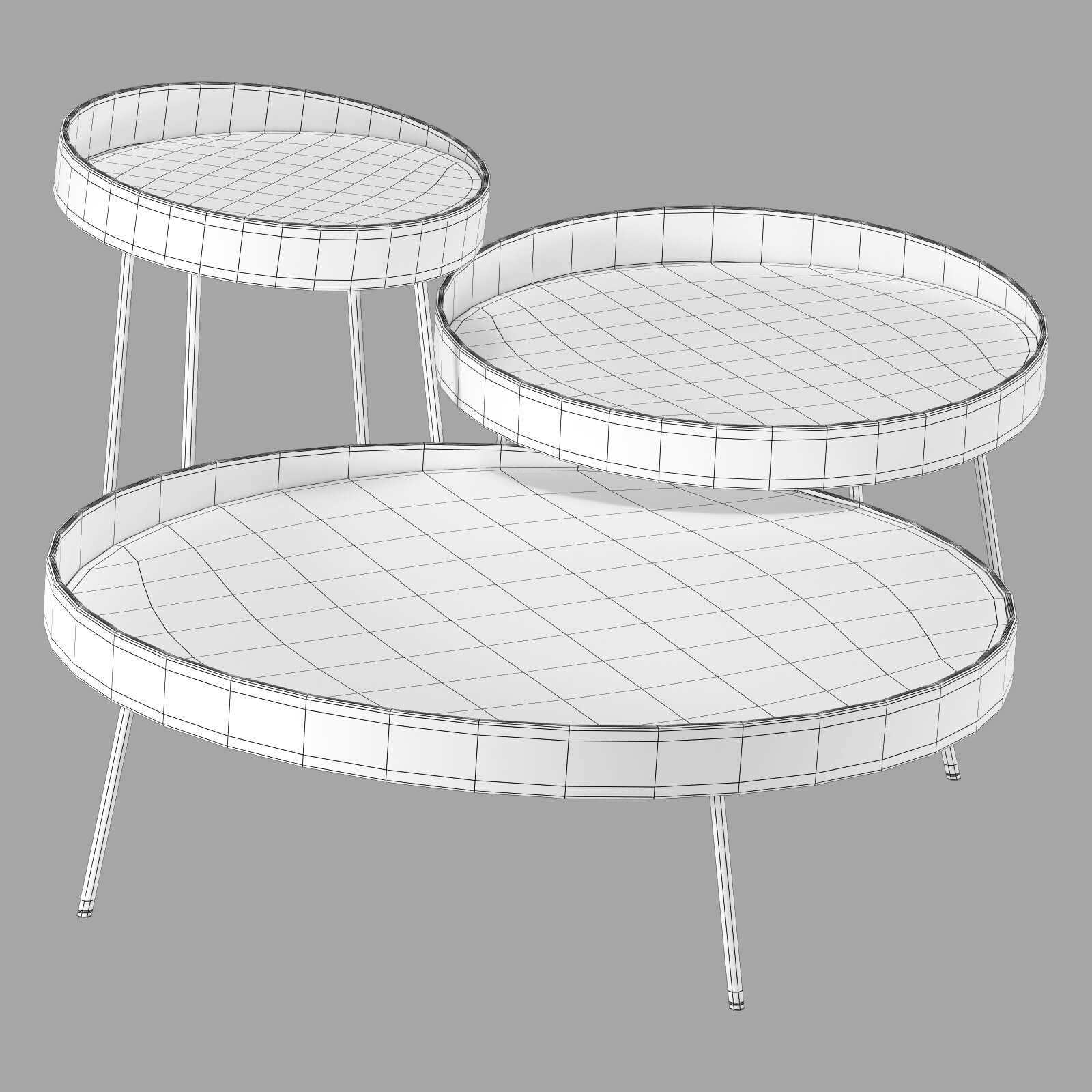 Roche Bobois Coin Cocktail Table - 3D Model by sta_84