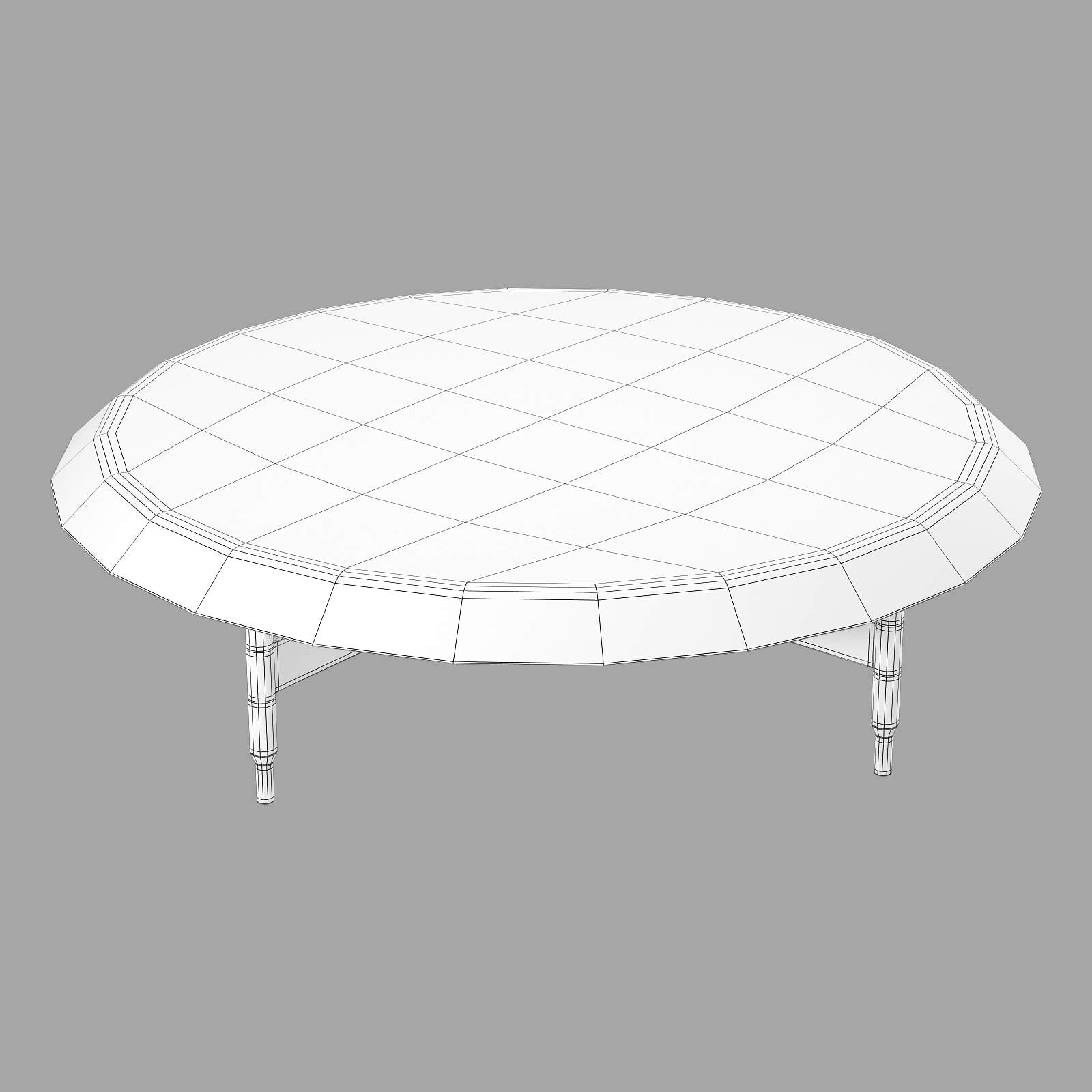 Roche Bobois Drummer Cocktail Table - 3D Model by sta_84