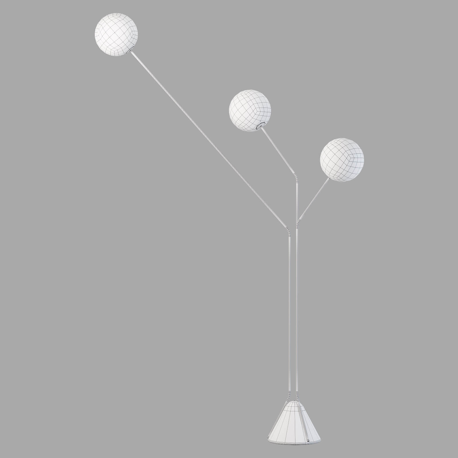 Roche Bobois Flora Floor Lamp - 3D Model by sta_84
