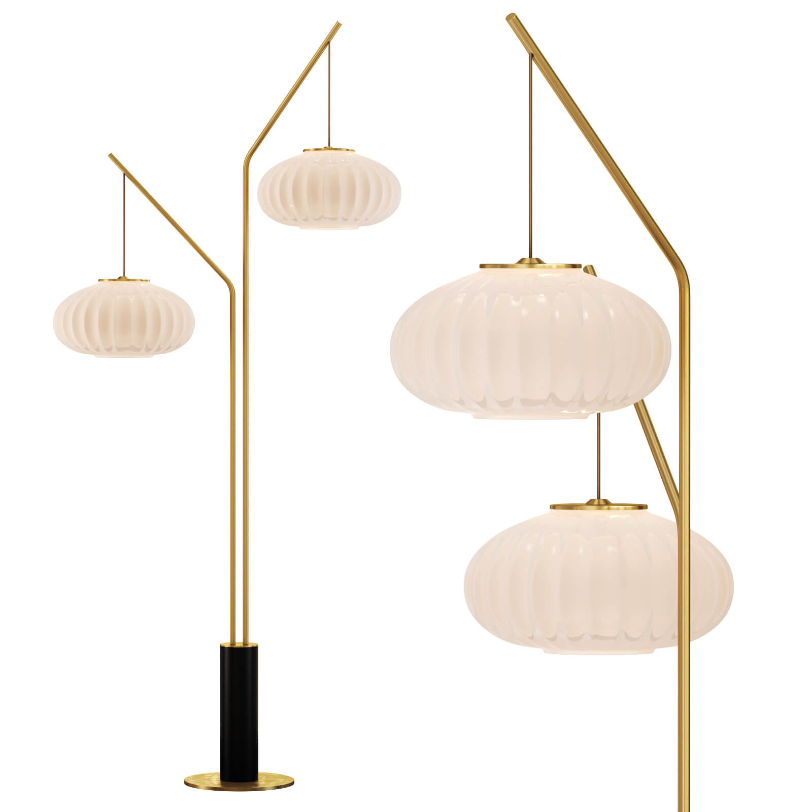 Roche Bobois Mei Floor Lamp - 3D Model by sta_84