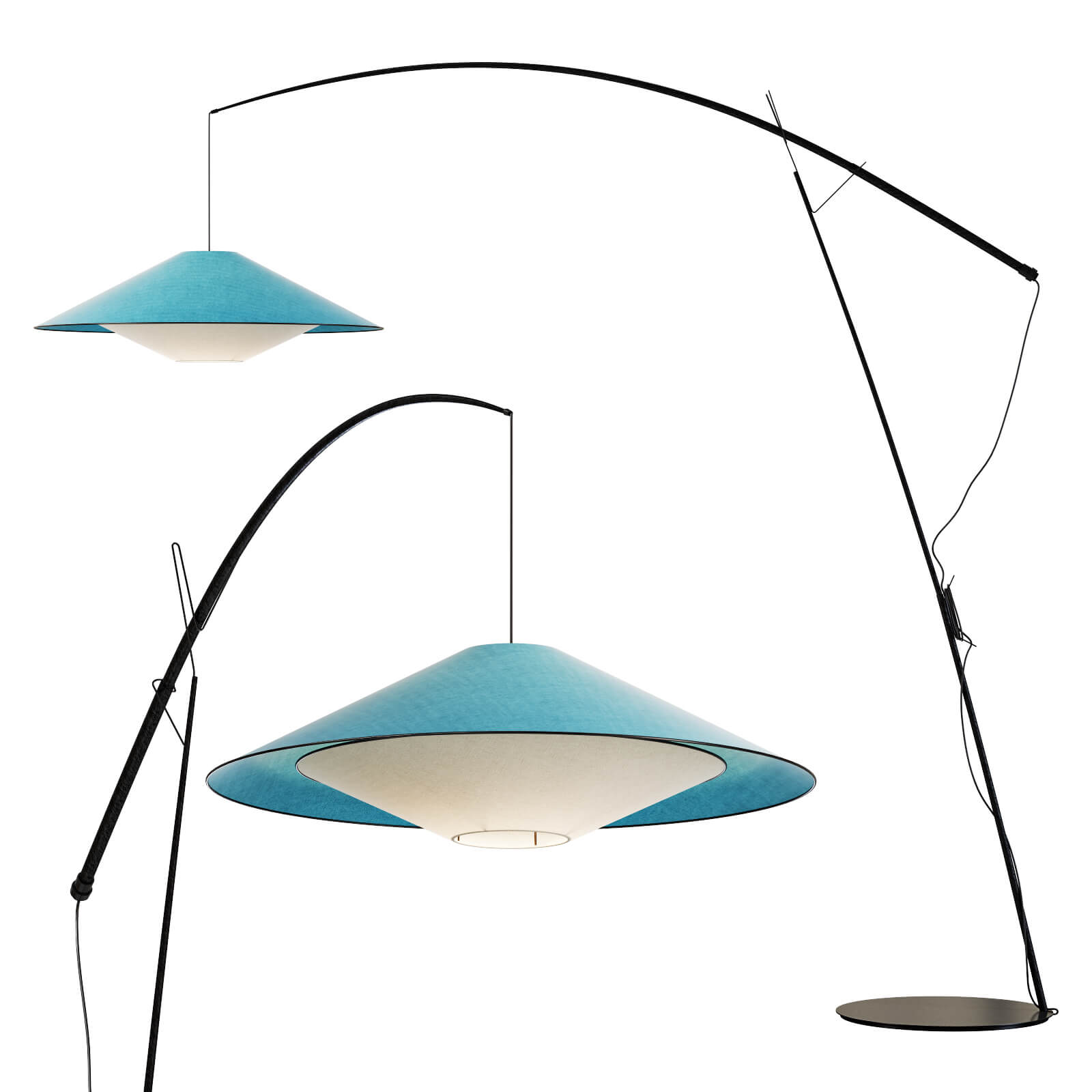Roche Bobois Pekin Outdoor Floor Lamp - 3D Model by sta_84