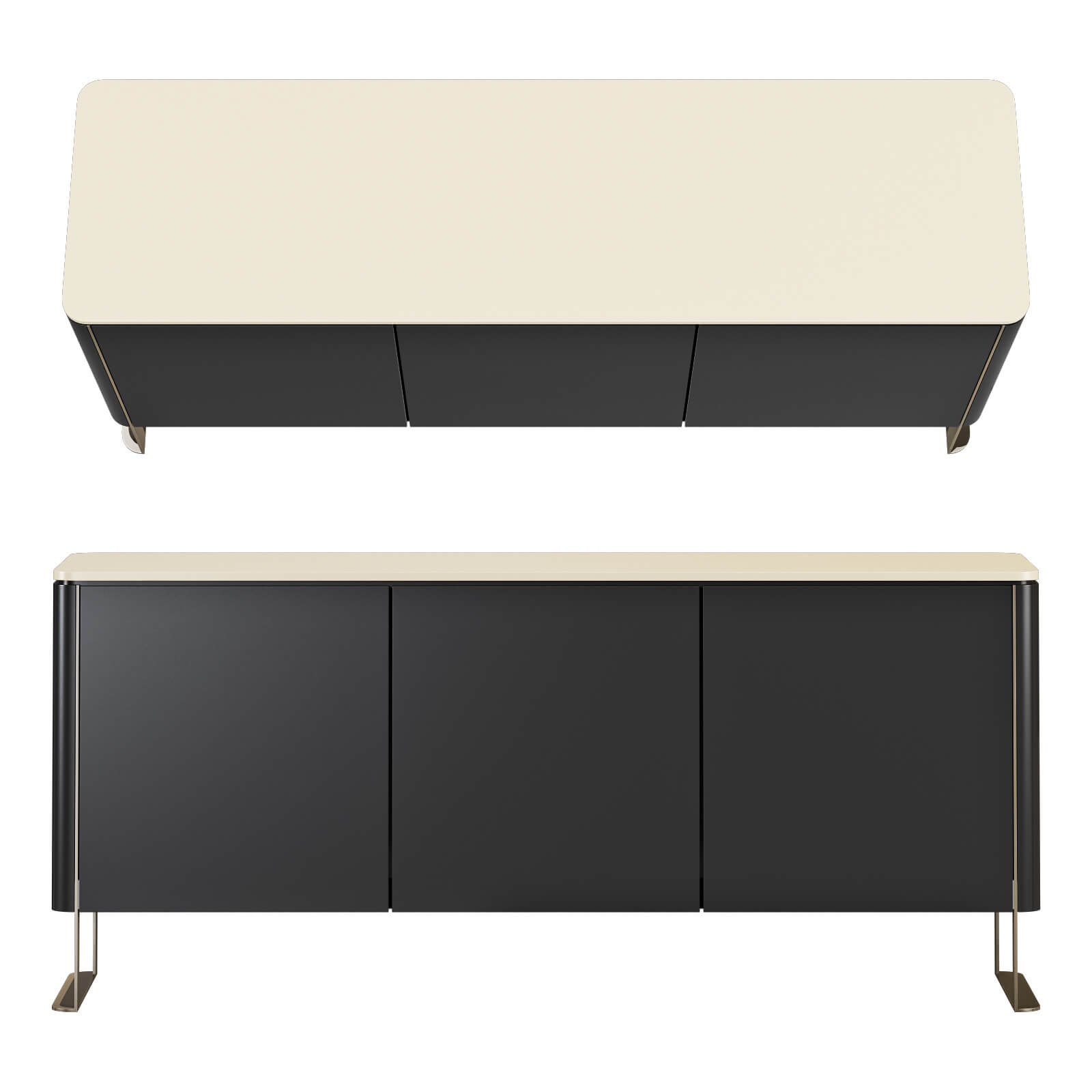 Roche Bobois Rondo Sideboards Set 1 - 3D Model by sta_84
